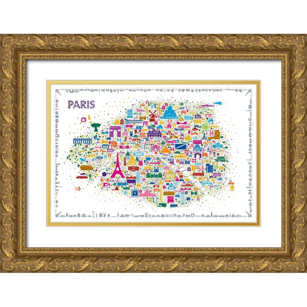 Esquer, Rafael 14x11 Gold Ornate Wood Framed with Double Matting Museum ...