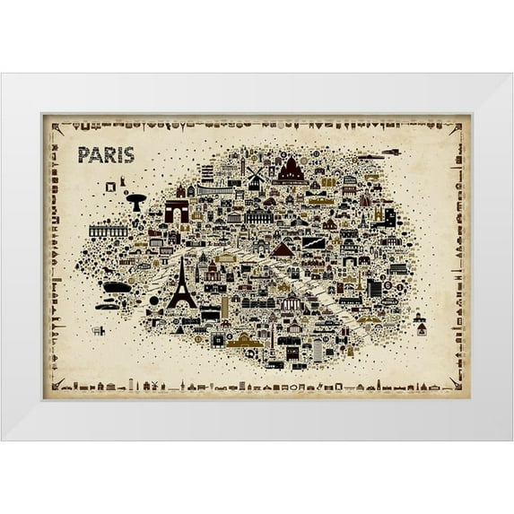 Esquer, Rafael 14x11 White Modern Wood Framed Museum Art Print Titled ...