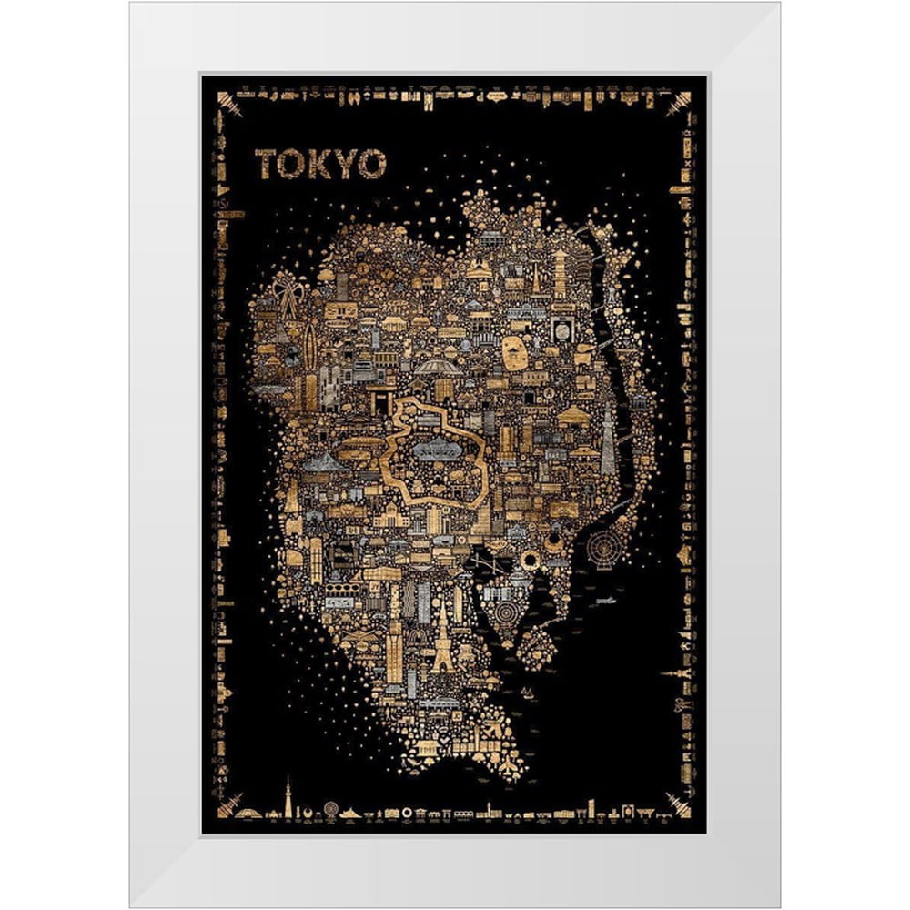 Esquer, Rafael 17x24 White Modern Wood Framed Museum Art Print Titled ...