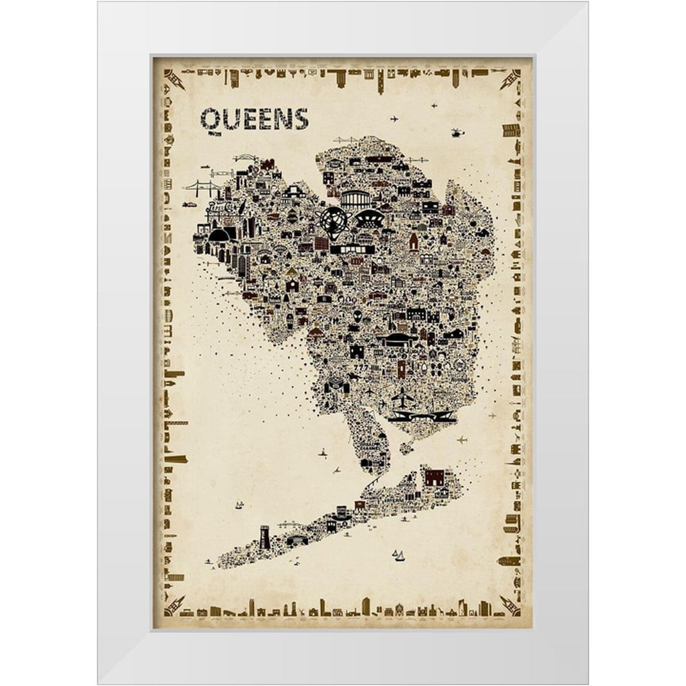 Esquer, Rafael 23x32 White Modern Wood Framed Museum Art Print Titled ...