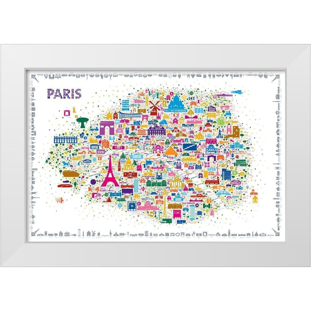 Esquer, Rafael 24x17 White Modern Wood Framed Museum Art Print Titled ...