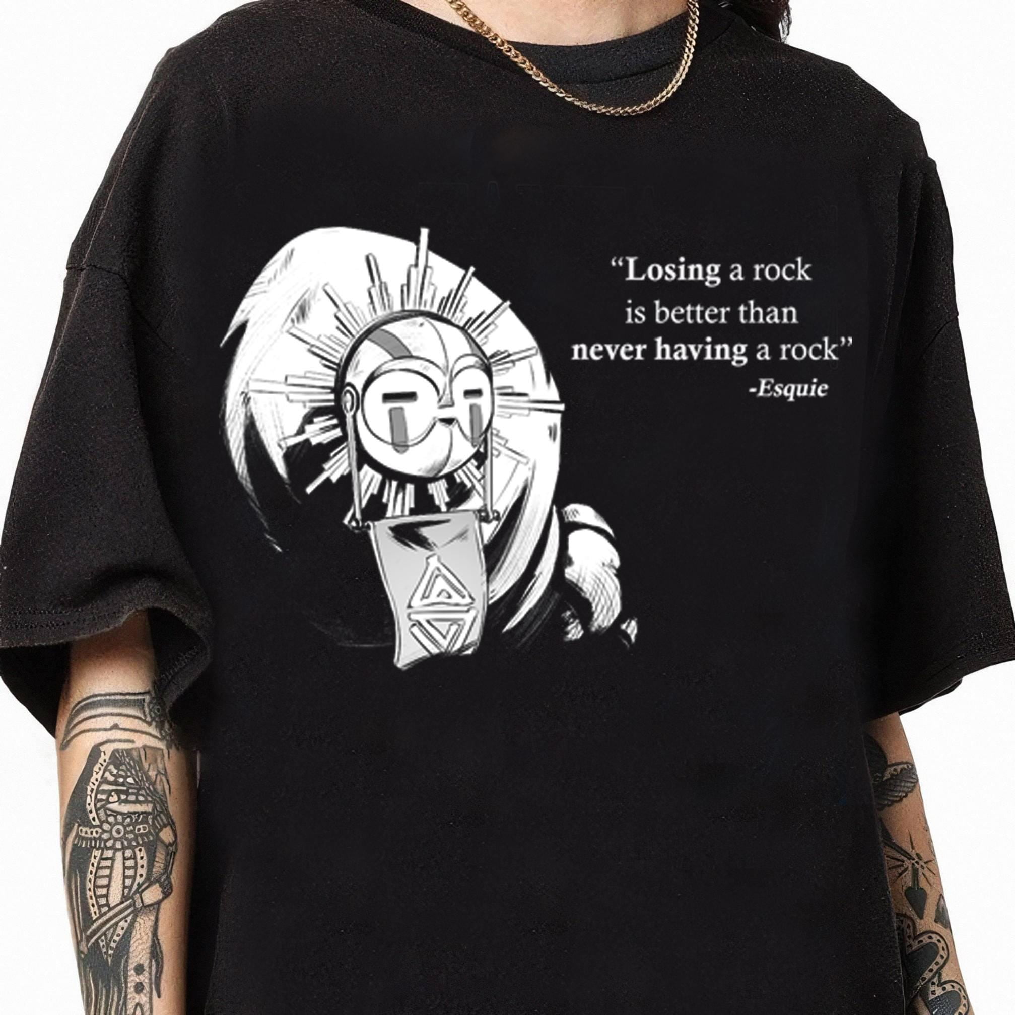 Esquie Clair Obscur Expedition 33 T-Shirt, Losing A Rock Is Better Than ...