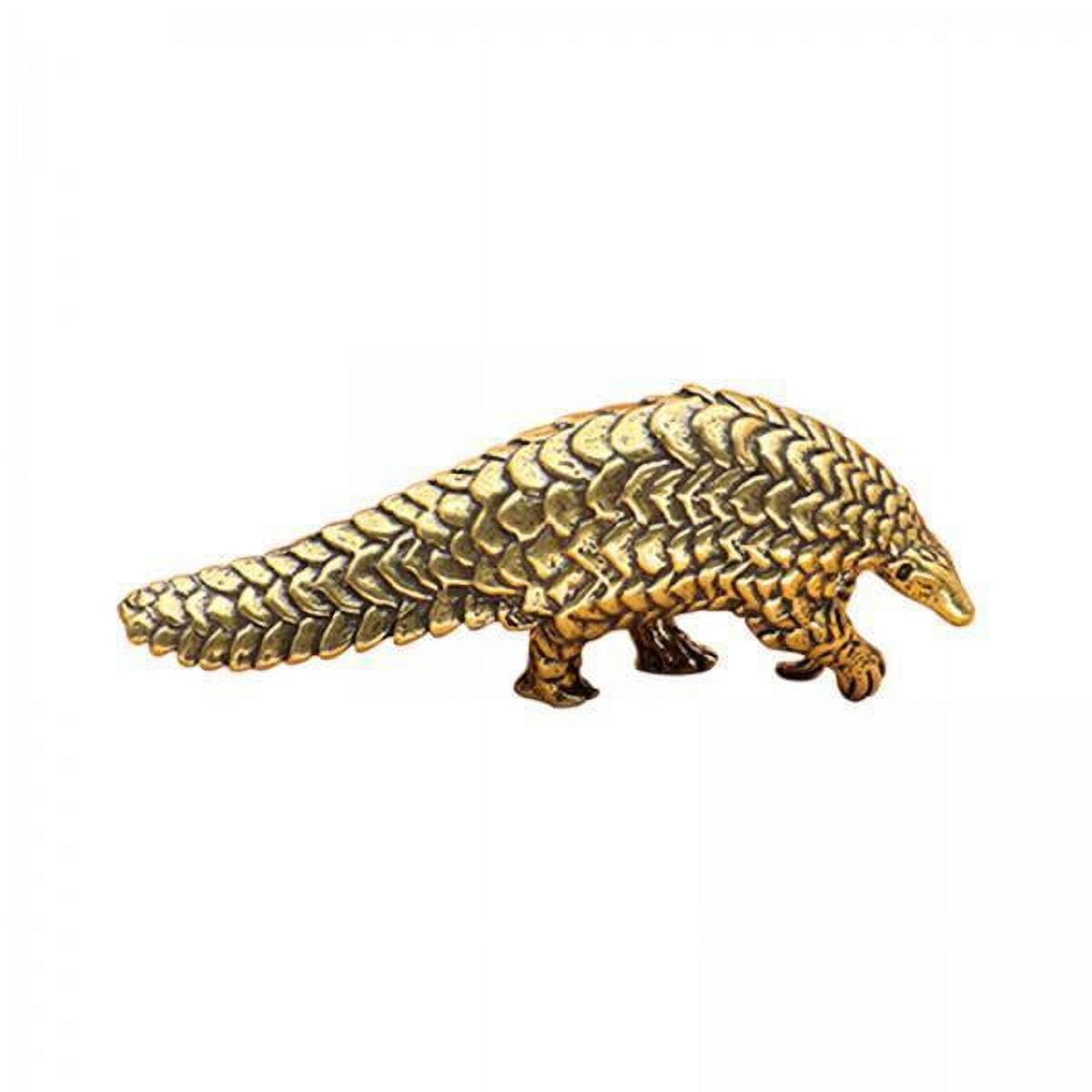 Esquirla 5xMini Pangolin Figurine Peacock in Full Bloom Brass for ...