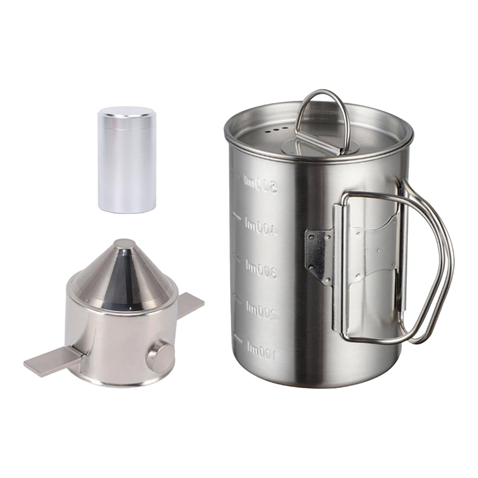 Esquirla 3x Camping Coffee Pot Pour over Coffee Maker Set Coffee Cup ...