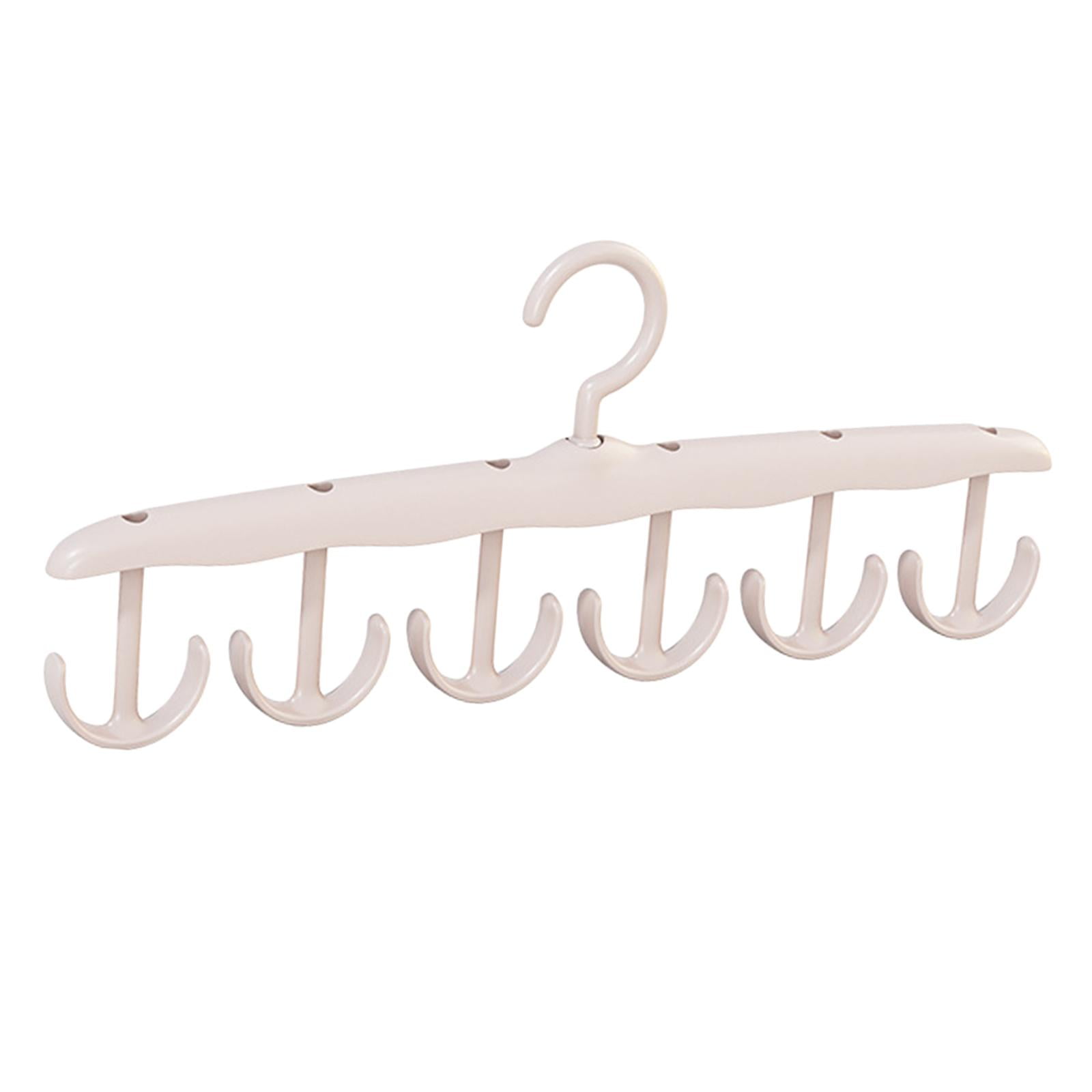 Esquirla 5 Pieces Rotatable Hangers,Clothes Hangers 12 Hooks,Clothes ...