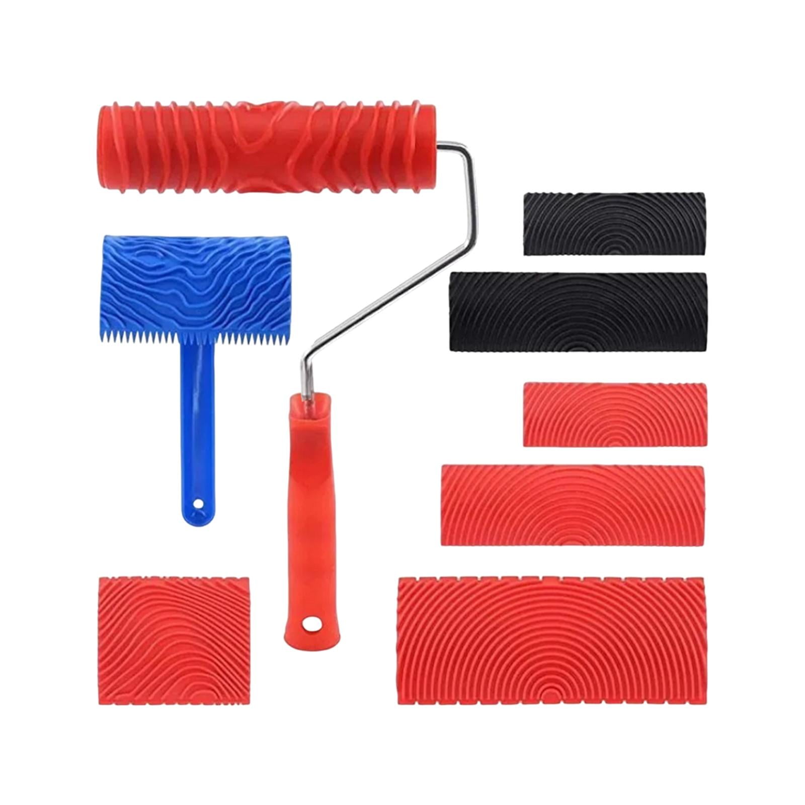 Esquirla 8 Pieces Wood Graining Tool Set, Texture Wall Painting Roller ...
