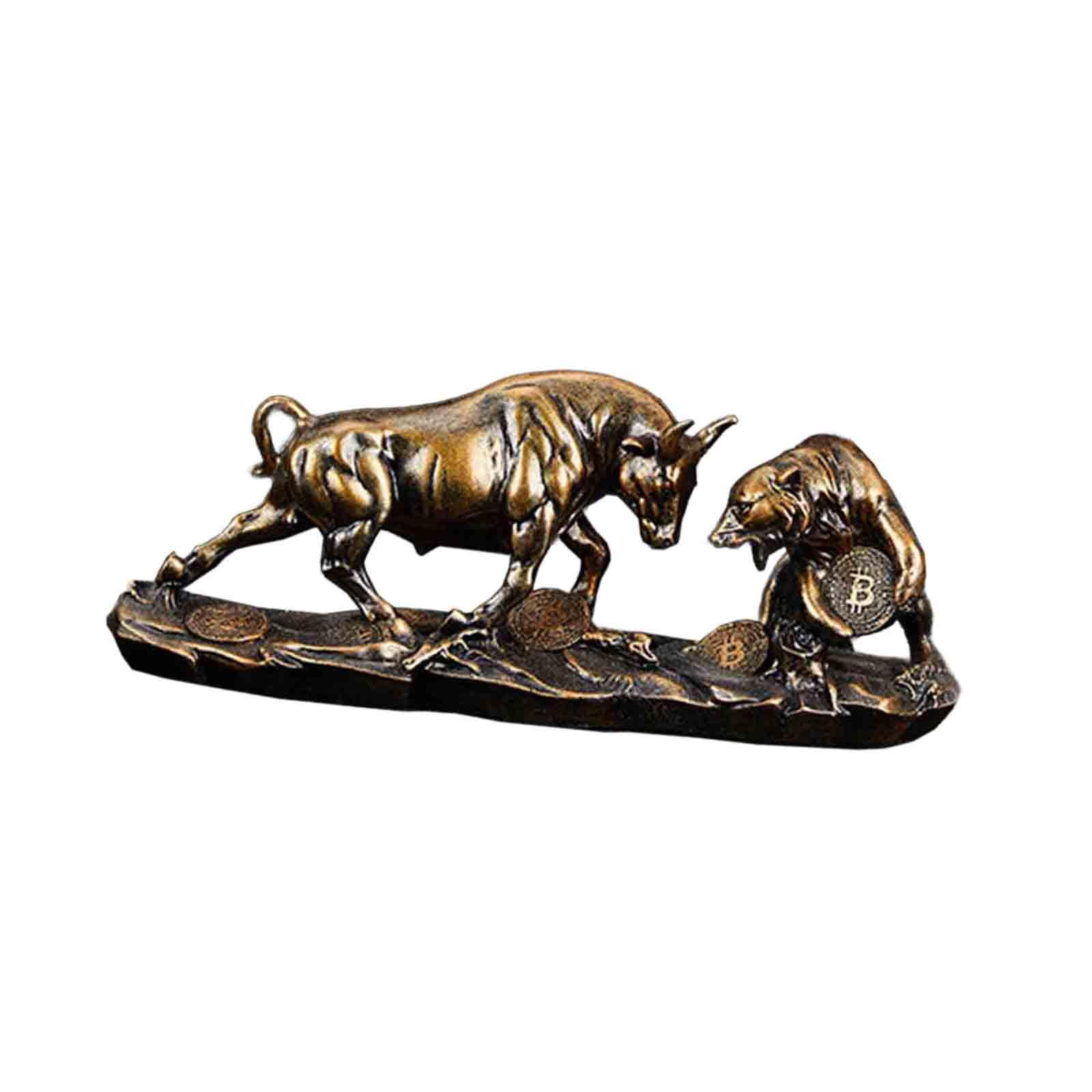 Esquirla Animal Sculpture Decorations,r Bear Figurine, Lifelike Resin ...