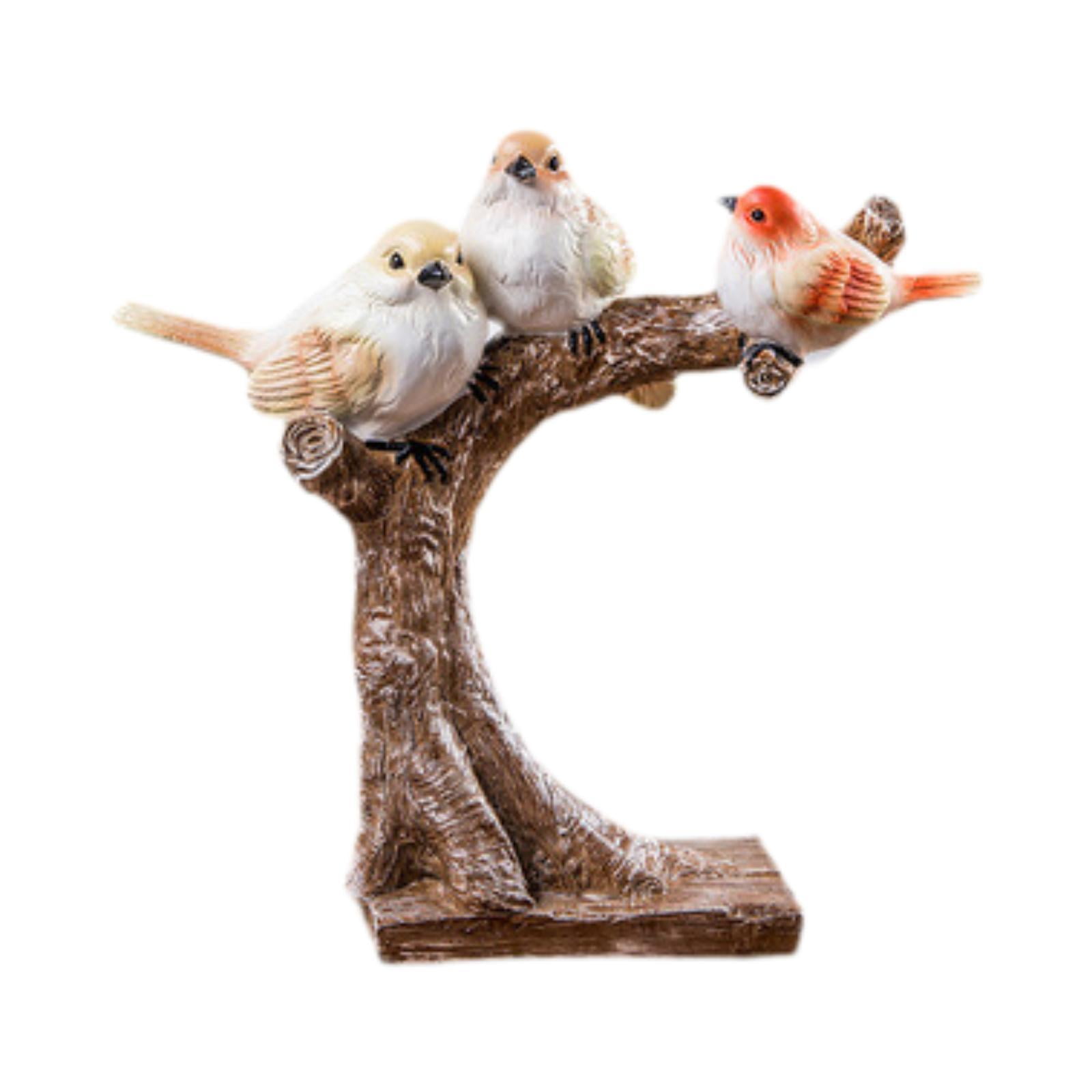 Esquirla Bird Statuette Decorations Animal Sculpture Centerpiece Cute ...