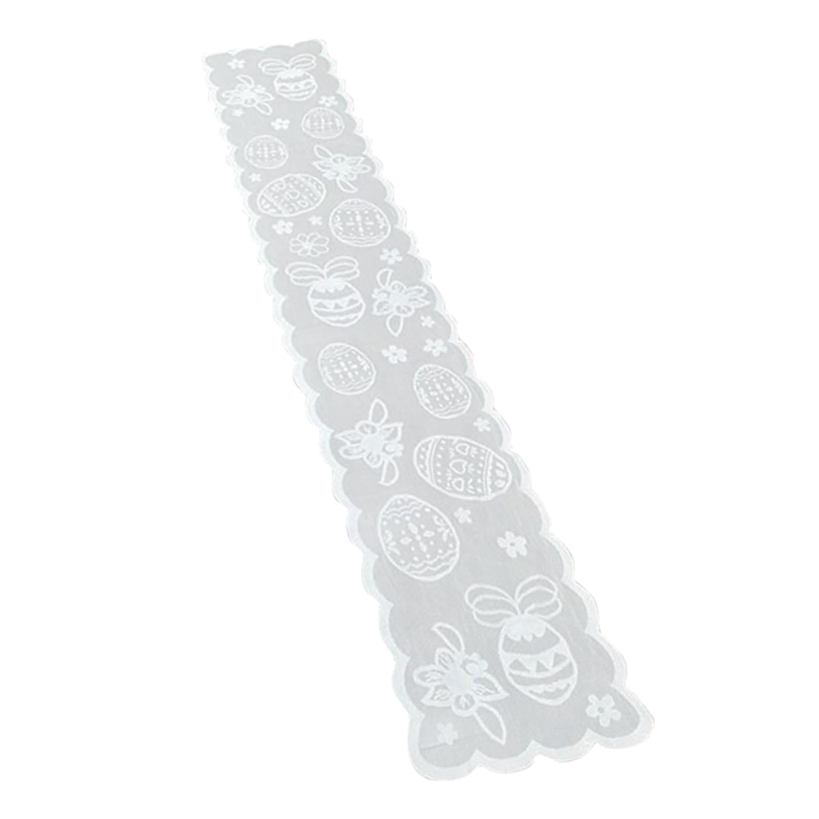 Esquirla Bunny Table Runners Colorful Eggs Cute Table Cover for Party ...