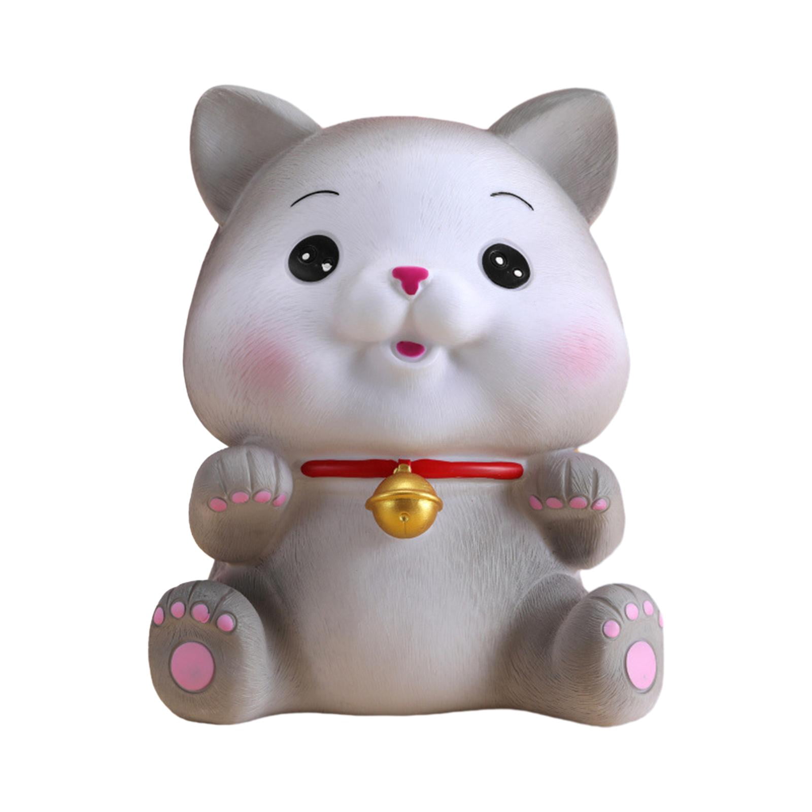 Esquirla Cat Figurine Statue Piggy Bank Animal Sculpture Collectible ...