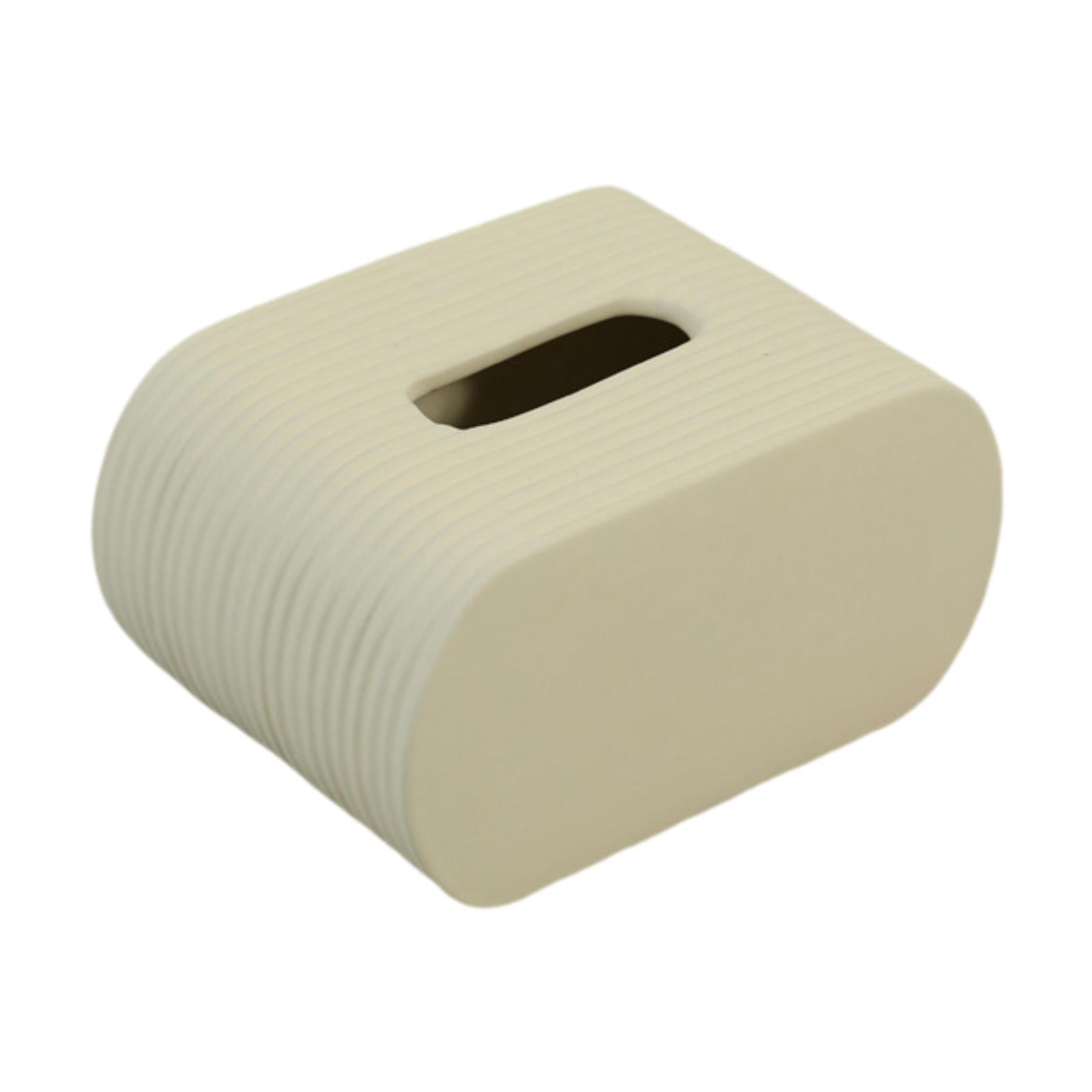 Esquirla Ceramic Tissue Box Cover Organizer Paper Tissue Box Holder ...