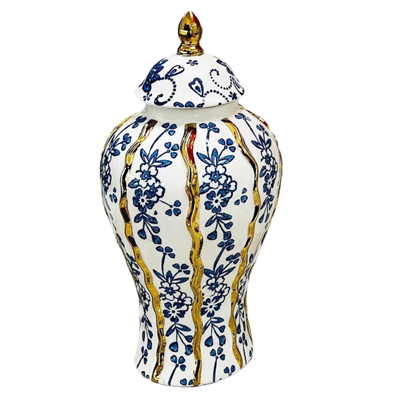 Esquirla Ceramic Vase Porcelain Ginger Jar Tea Canister Ornament ...