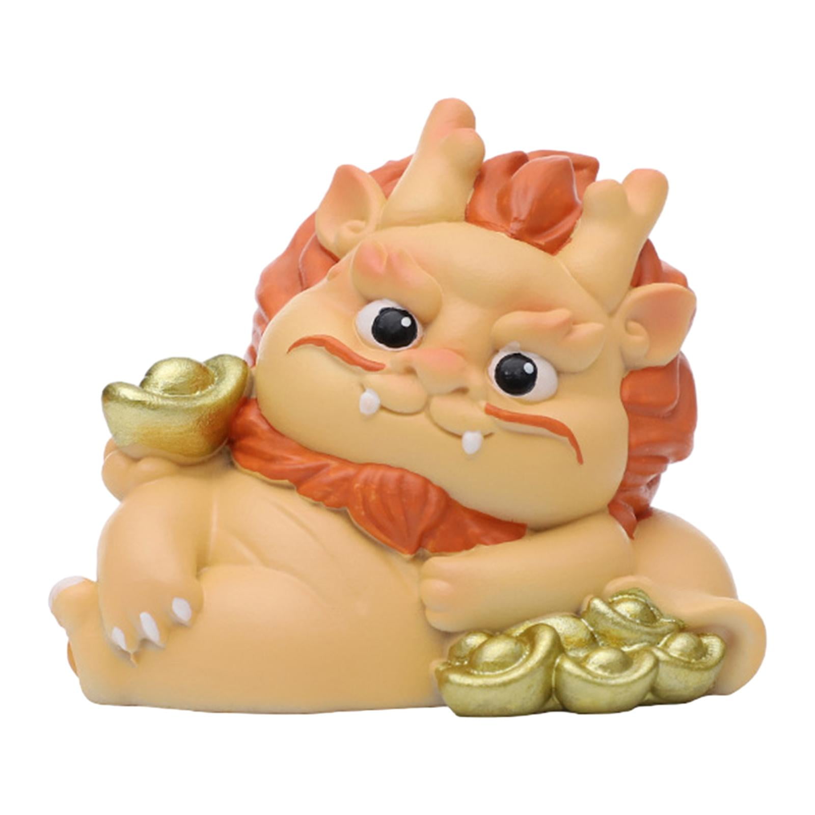 Esquirla Chinese New Year Dragon Figurine Ornament Car Dashboard ...