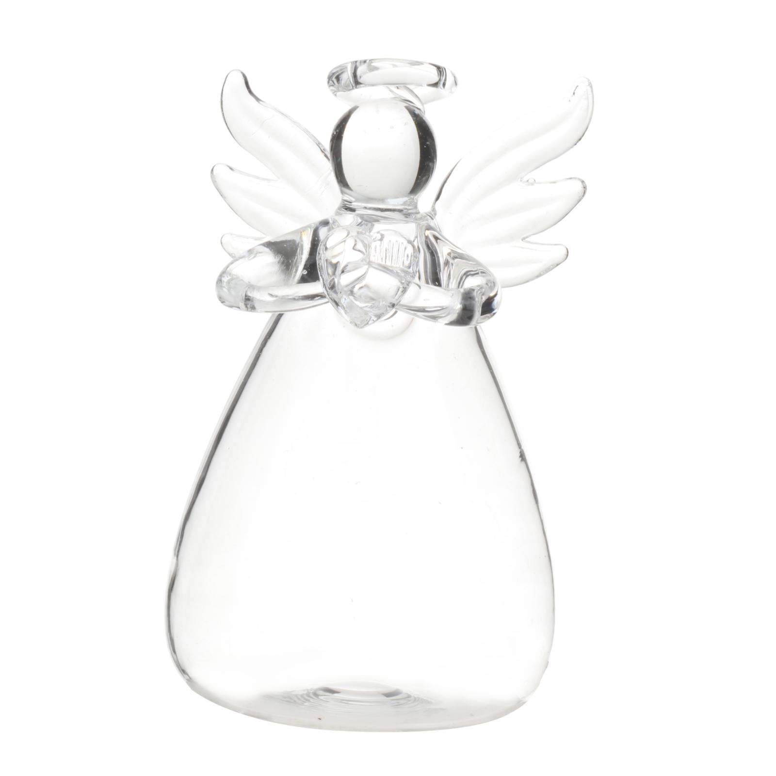 Esquirla Clear Glass Vase Angel Flower Vase Bud Vase Decoration Modern ...