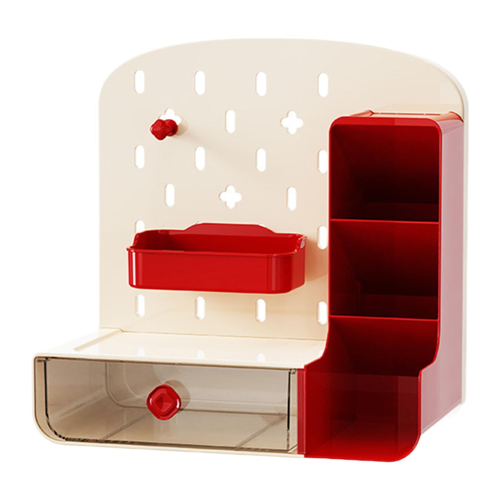 Esquirla Desk Peg Board Organizer with Drawer Crafts Organization Work ...