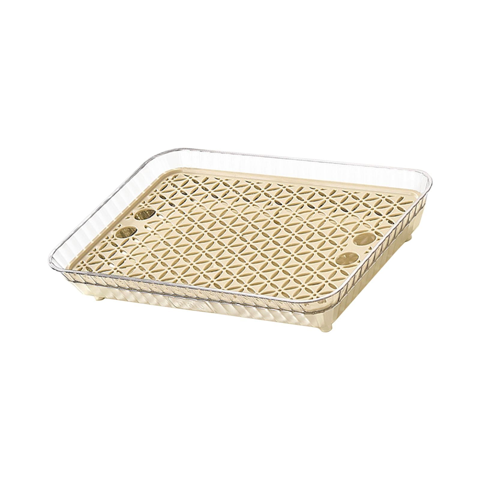 Esquirla Dish Drain Tray Fruit Drainage Plate Lightweight Large Utensil ...
