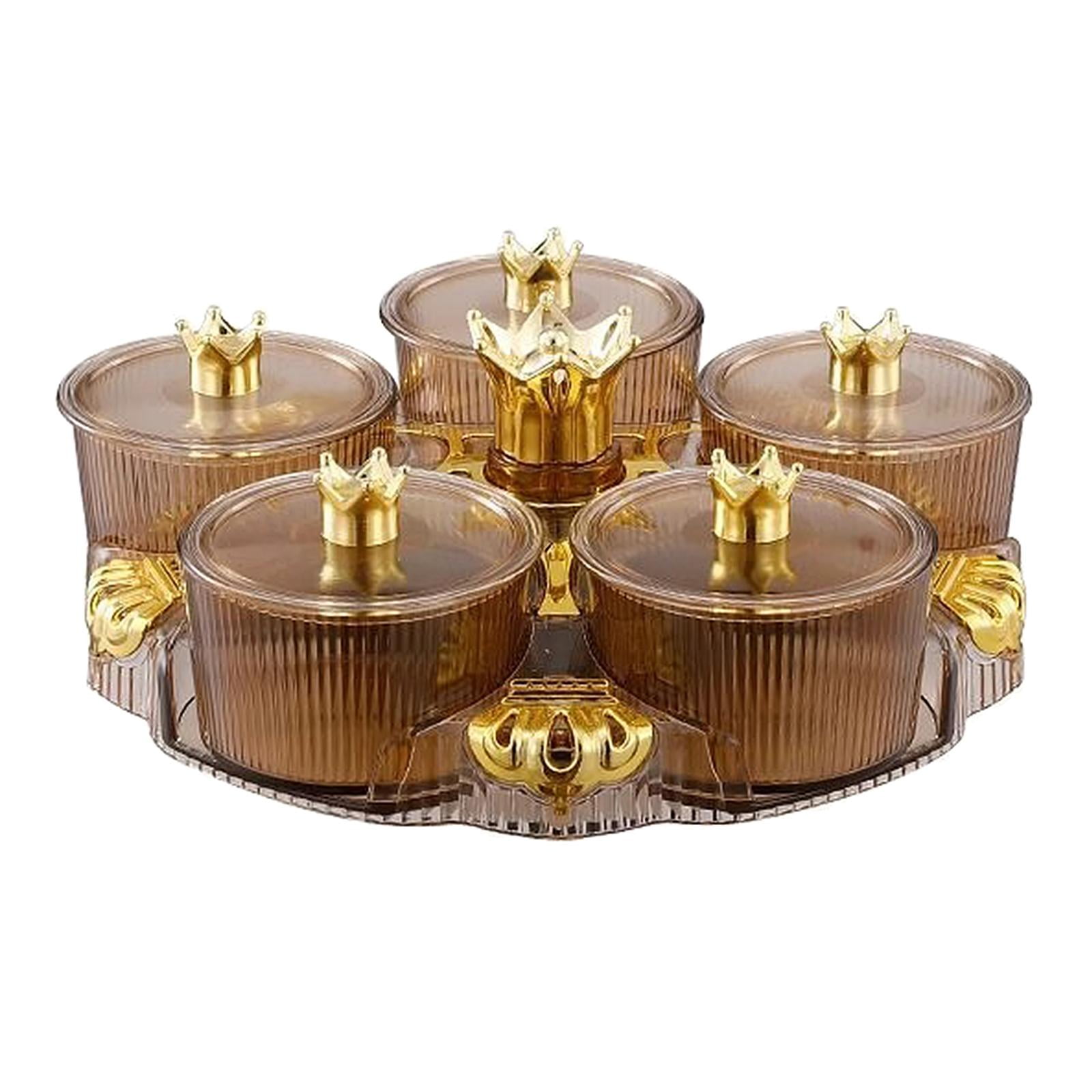 Esquirla Divided Serving Tray 5 Compartment Portable Candy and Nut ...