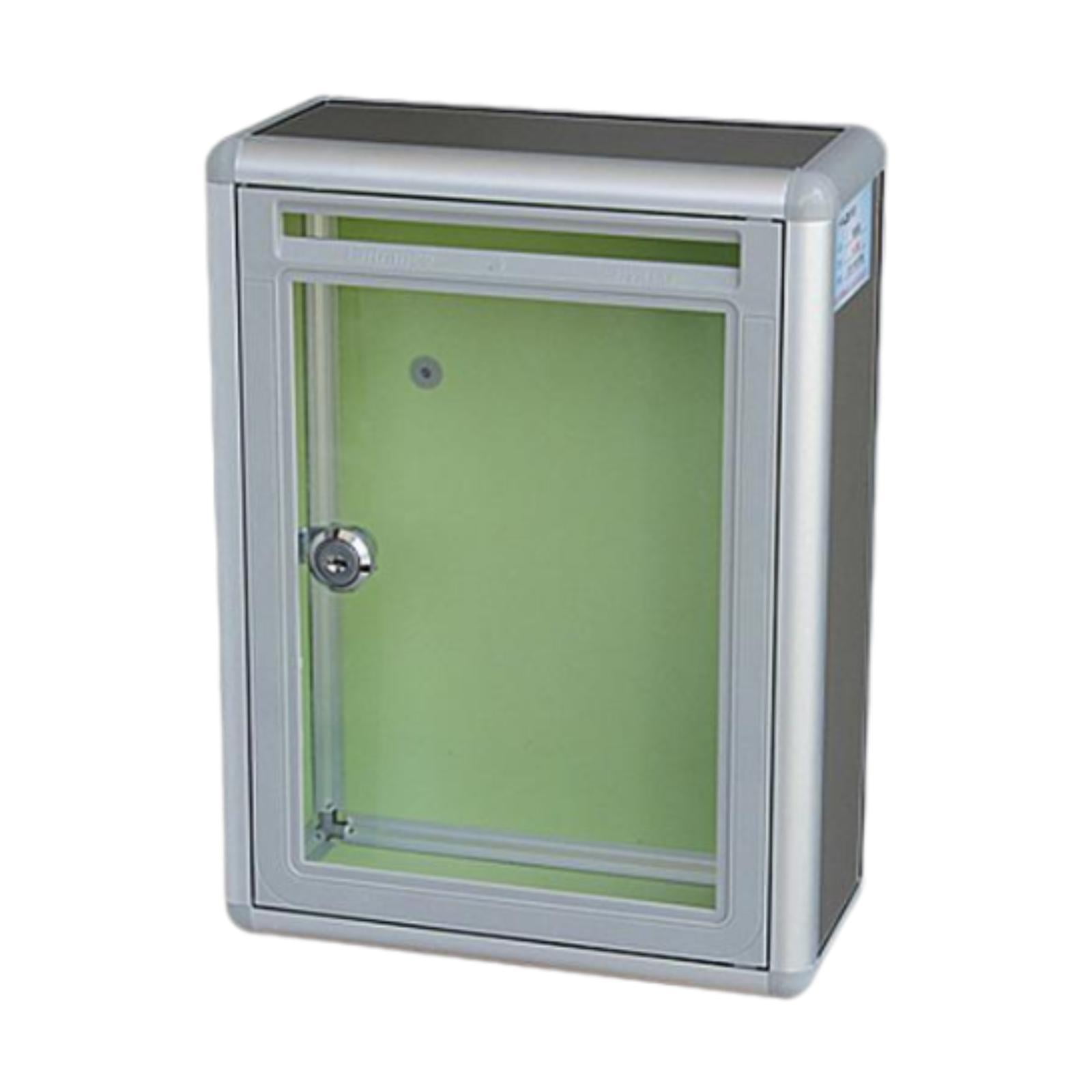 Esquirla Donation Box Multifuctional Clear Collection Box Wall Mount ...