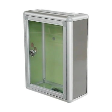 Safco, Acrylic Collection Box, 1 Each, Clear - Walmart.com