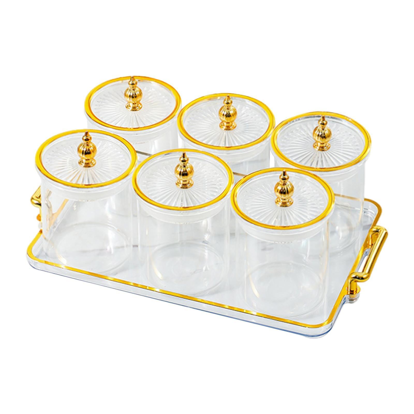 Esquirla Dry Fruit Tray with Lid Multipurpose Appetizer Tray for Party ...