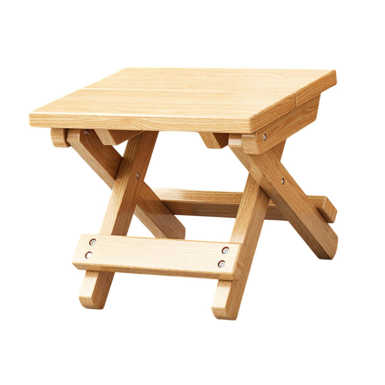 Esquirla Folding Stool Fishing Stool Wood Camp Stool Compact Outside ...
