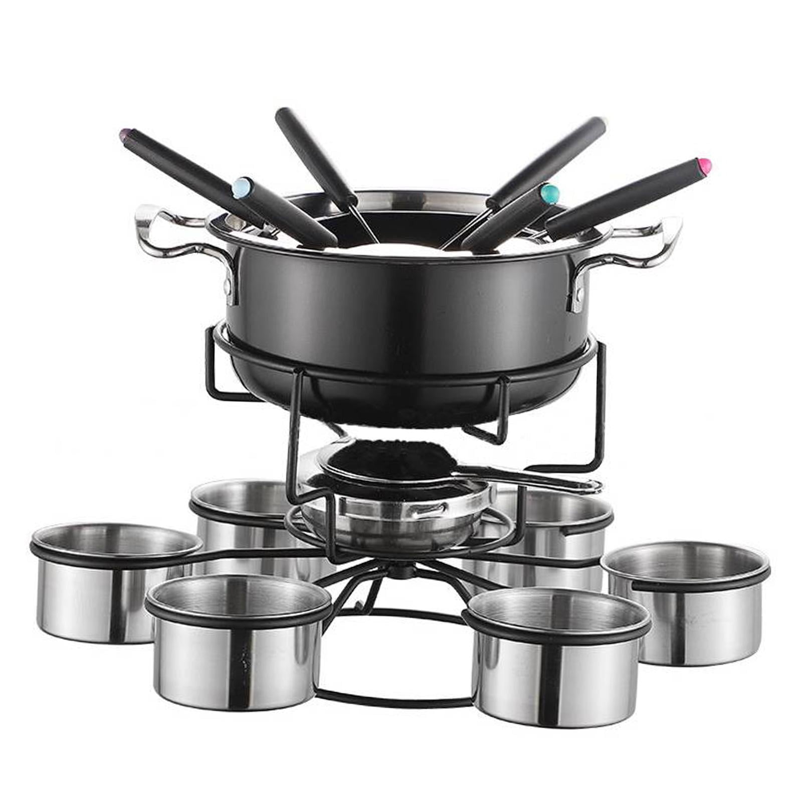 Esquirla Fondue Pot Set Household Multipurpoise Sturdy Stable Stainless ...