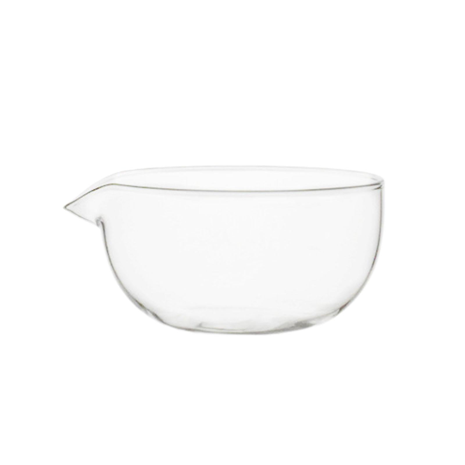 Esquirla Glass Matcha Bowl Chawan with Pouring Spout Unique Handmade ...