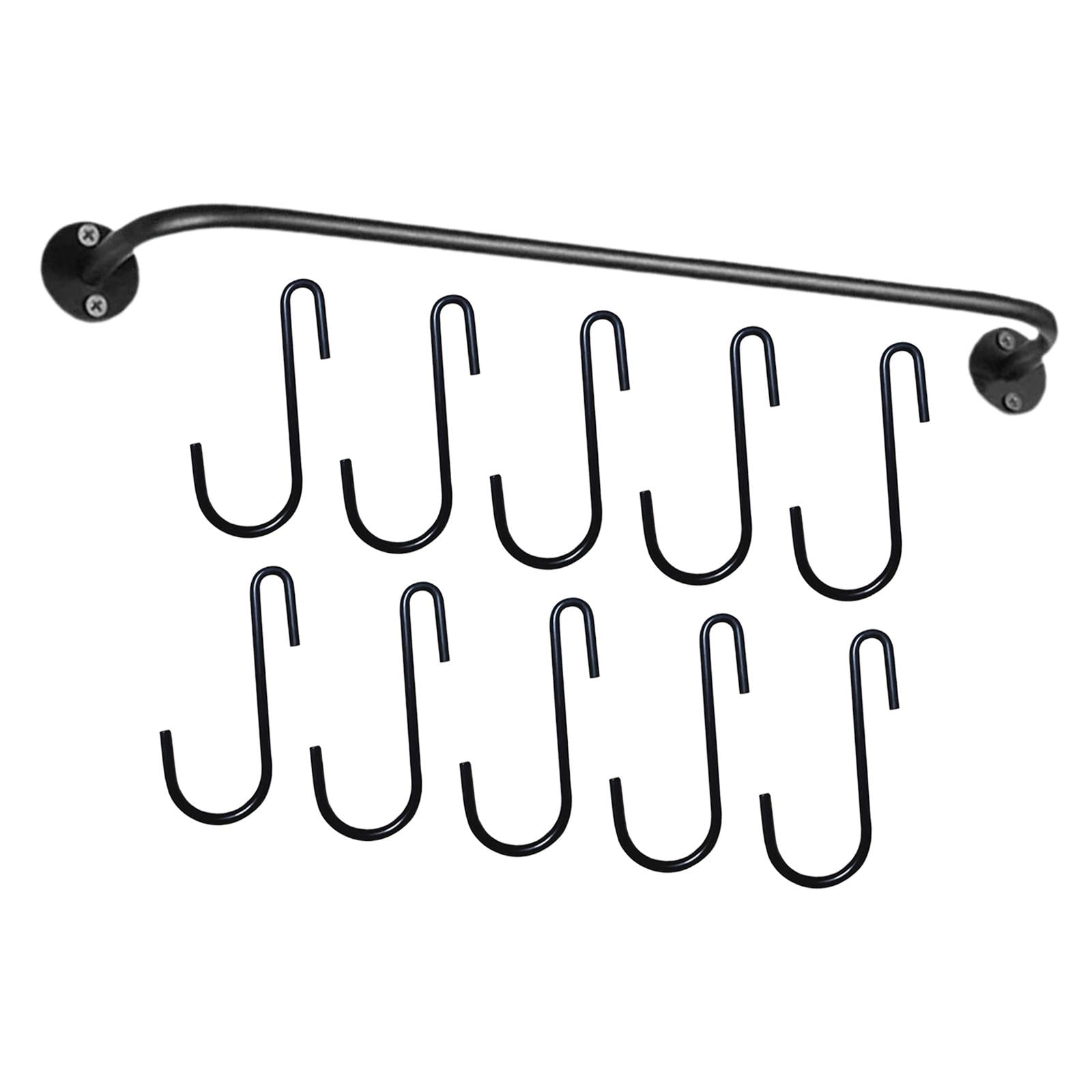 Esquirla Hat Organizer Hanger with 10 Hooks Baseball Cap Organizer ...