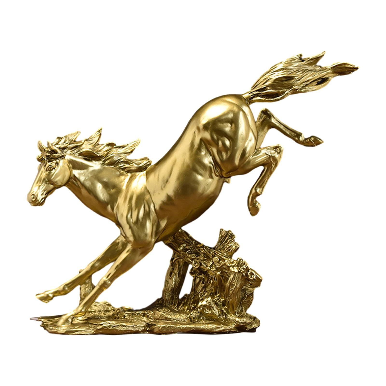 Esquirla Horse Statue Horse Figurines Collectable Crafts Resin Animal ...