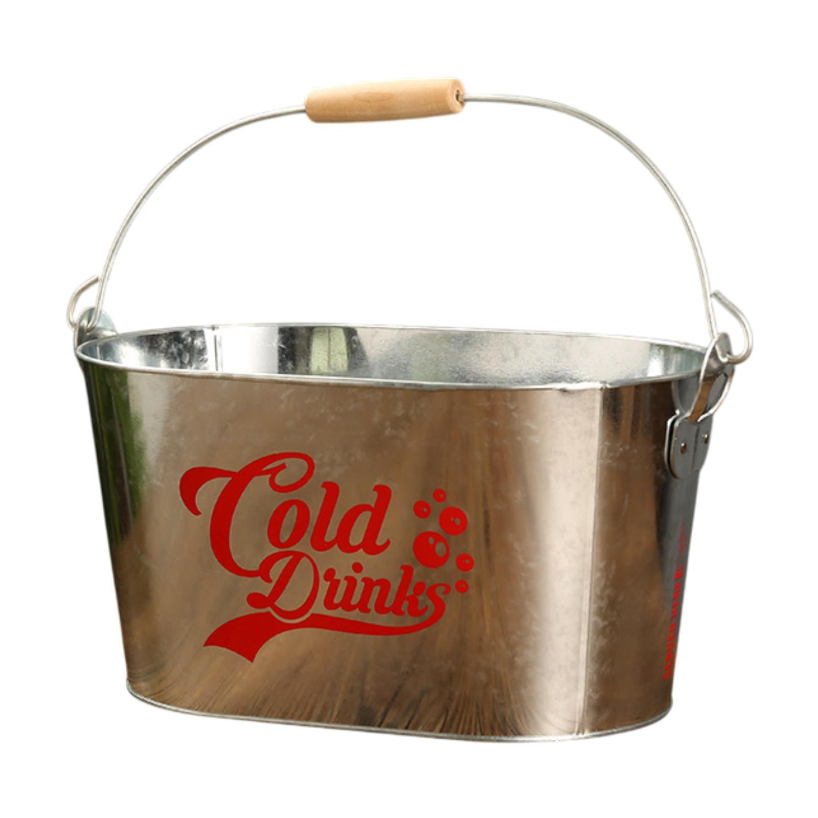 Esquirla Ice Bucket Iron Beverage Tub Lightweight Drink Chiller ...