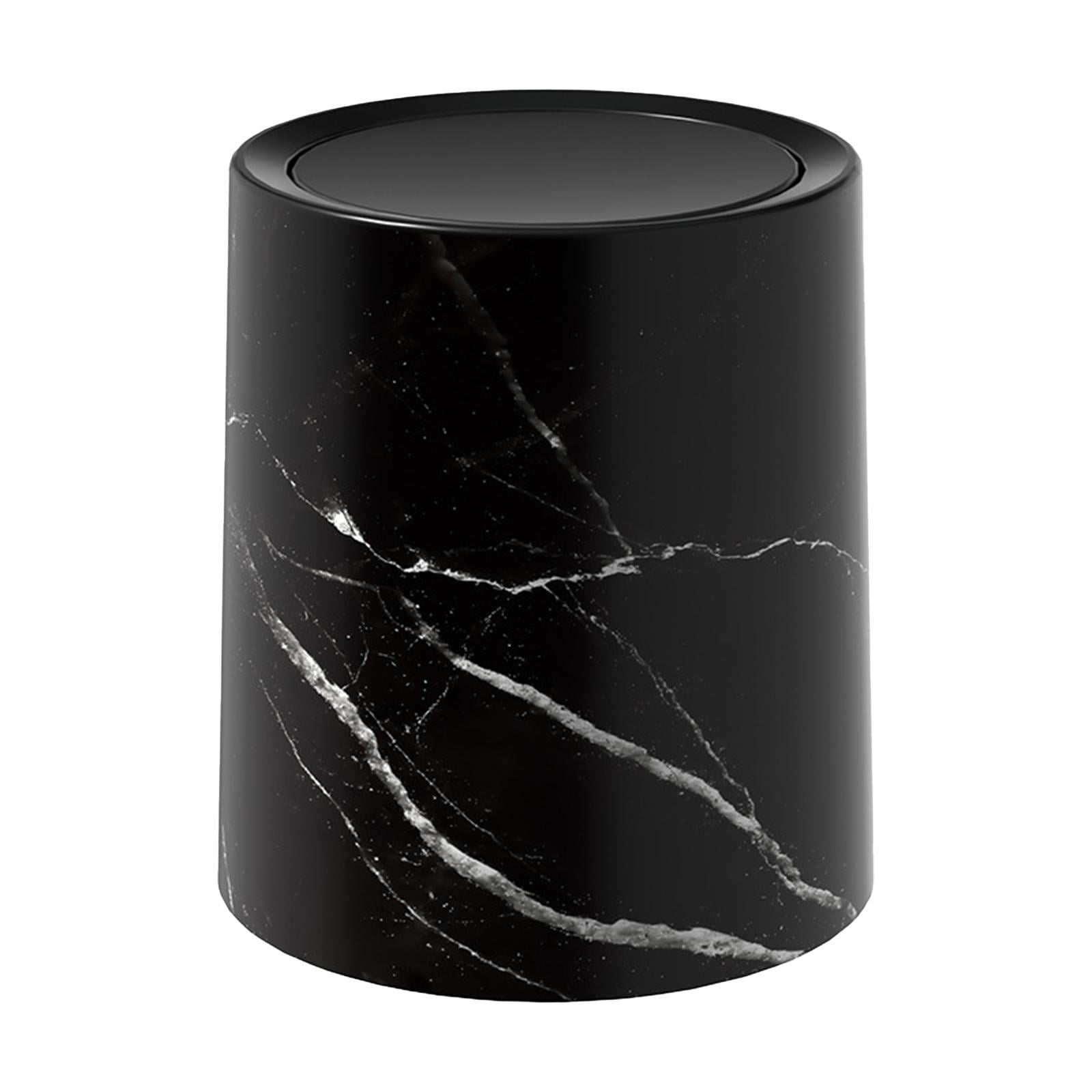 Esquirla Marble Bathroom Trash Can Garbage Bin Removable Inner ...