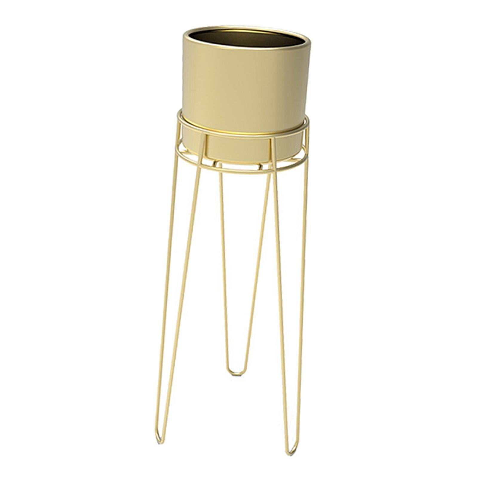 Esquirla Metal Planter Pot with Stand Centerpieces Decorative Table ...