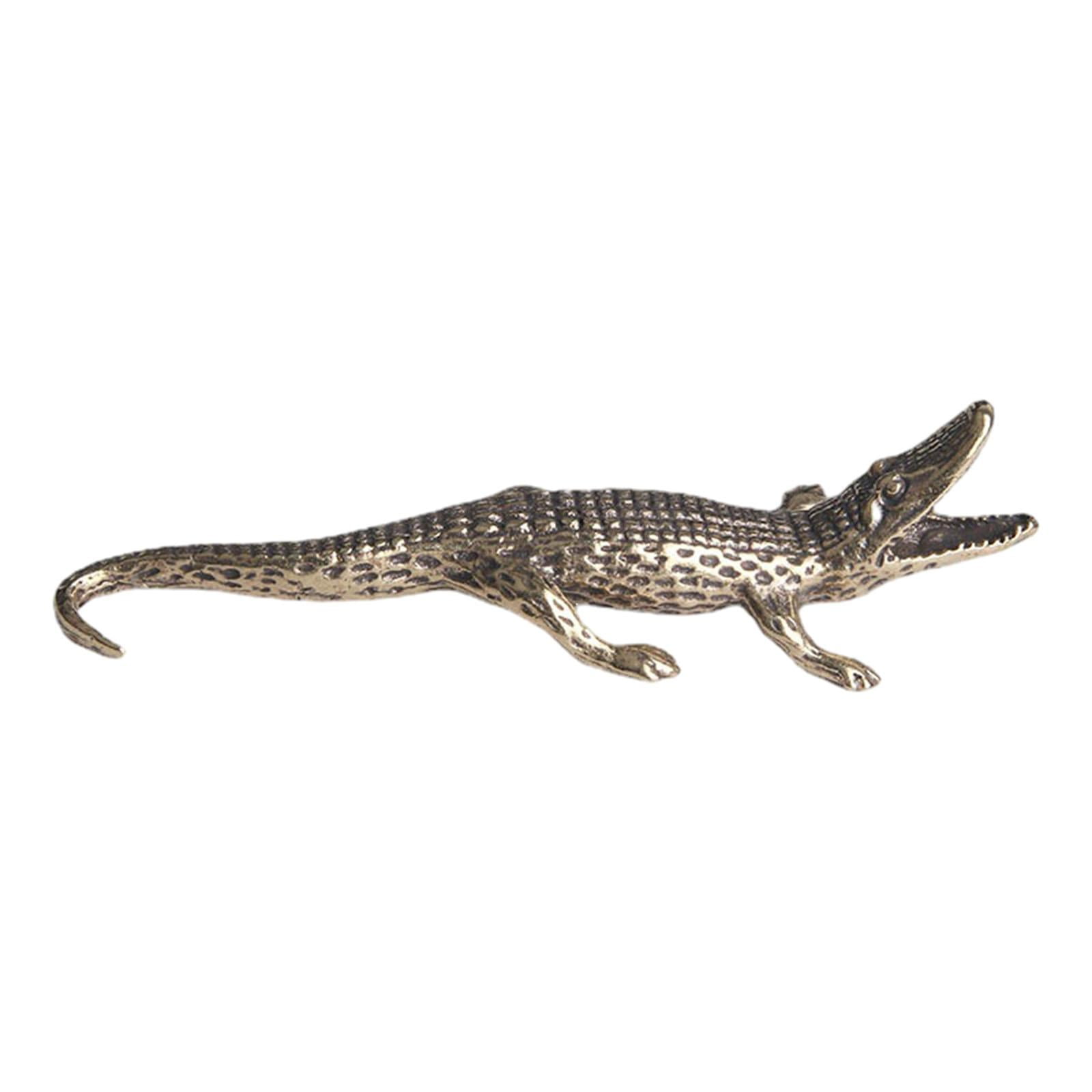 Esquirla Mini Alligator Sculpture Brass Burner Table Decoration Cute ...