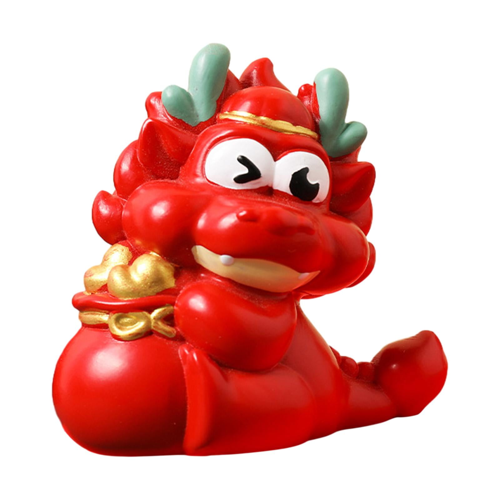 Esquirla Mini Dragon Statue Chinese New Year Decor Ornament Desk Home ...