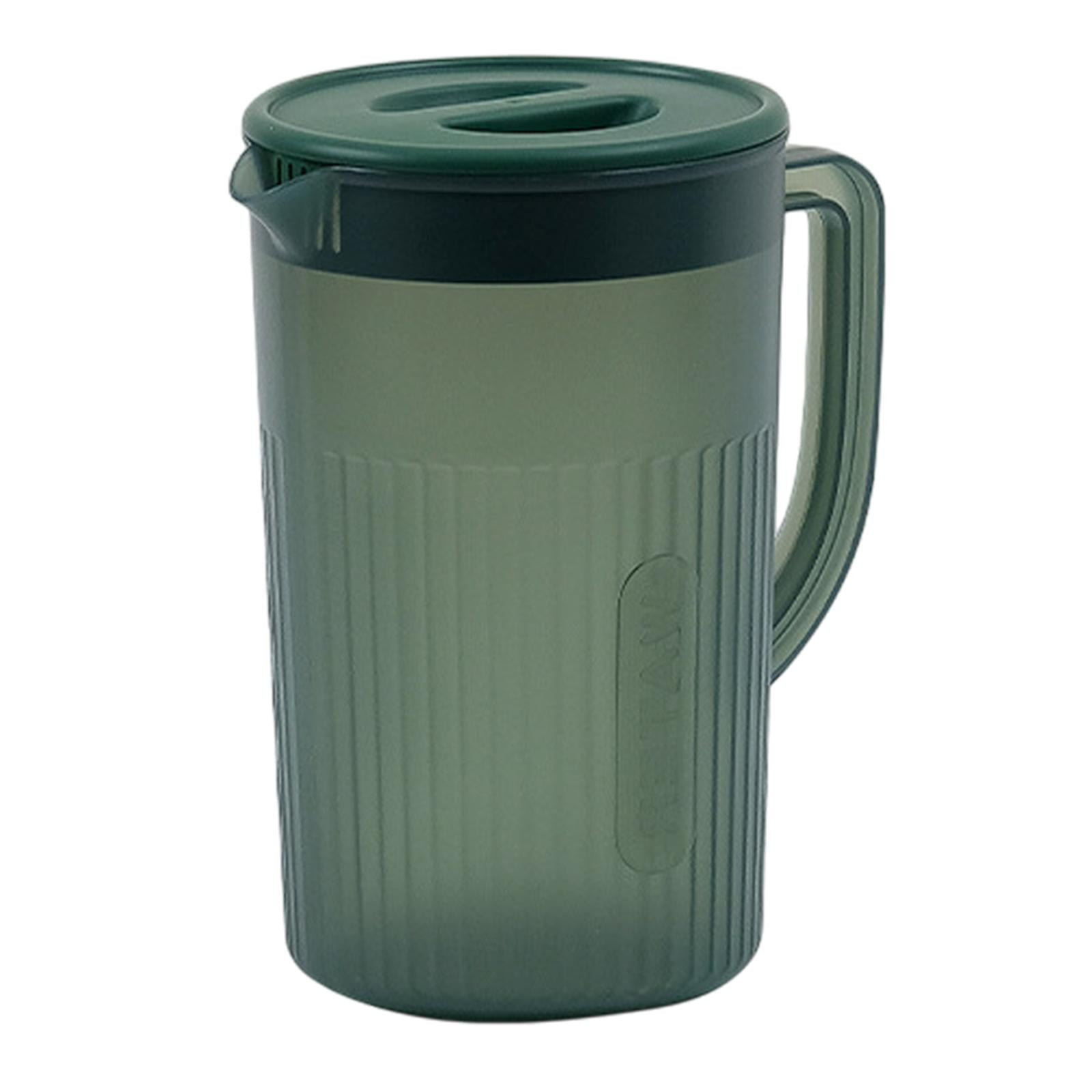 Esquirla Pitcher with Lid Beverage Jar with Handle Pitcher Beverage Jar ...