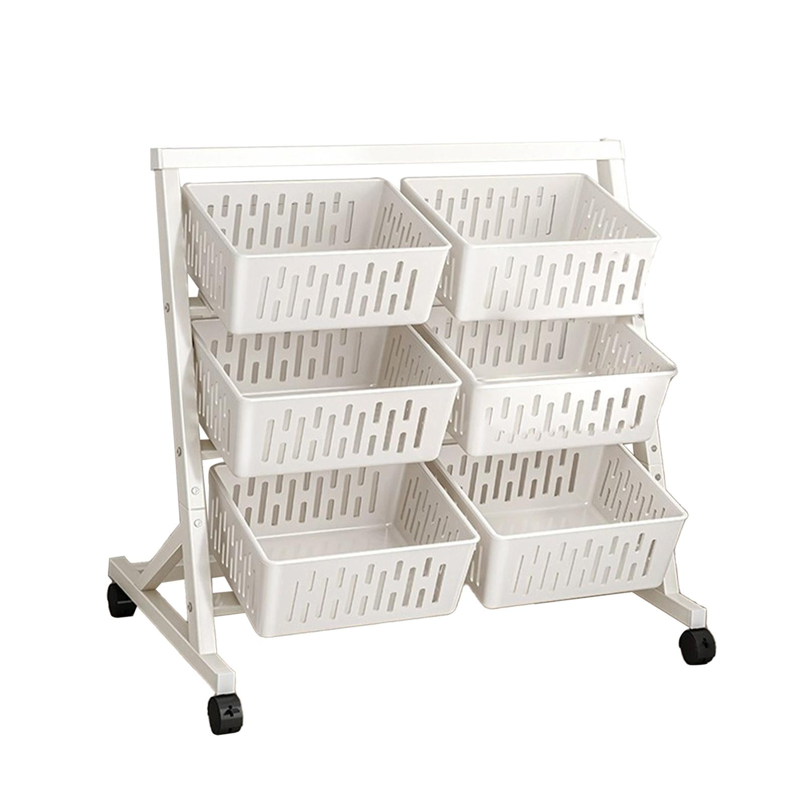 Esquirla Rolling Cart on Wheels, Kitchen Storage Cart, Multipurpose ...