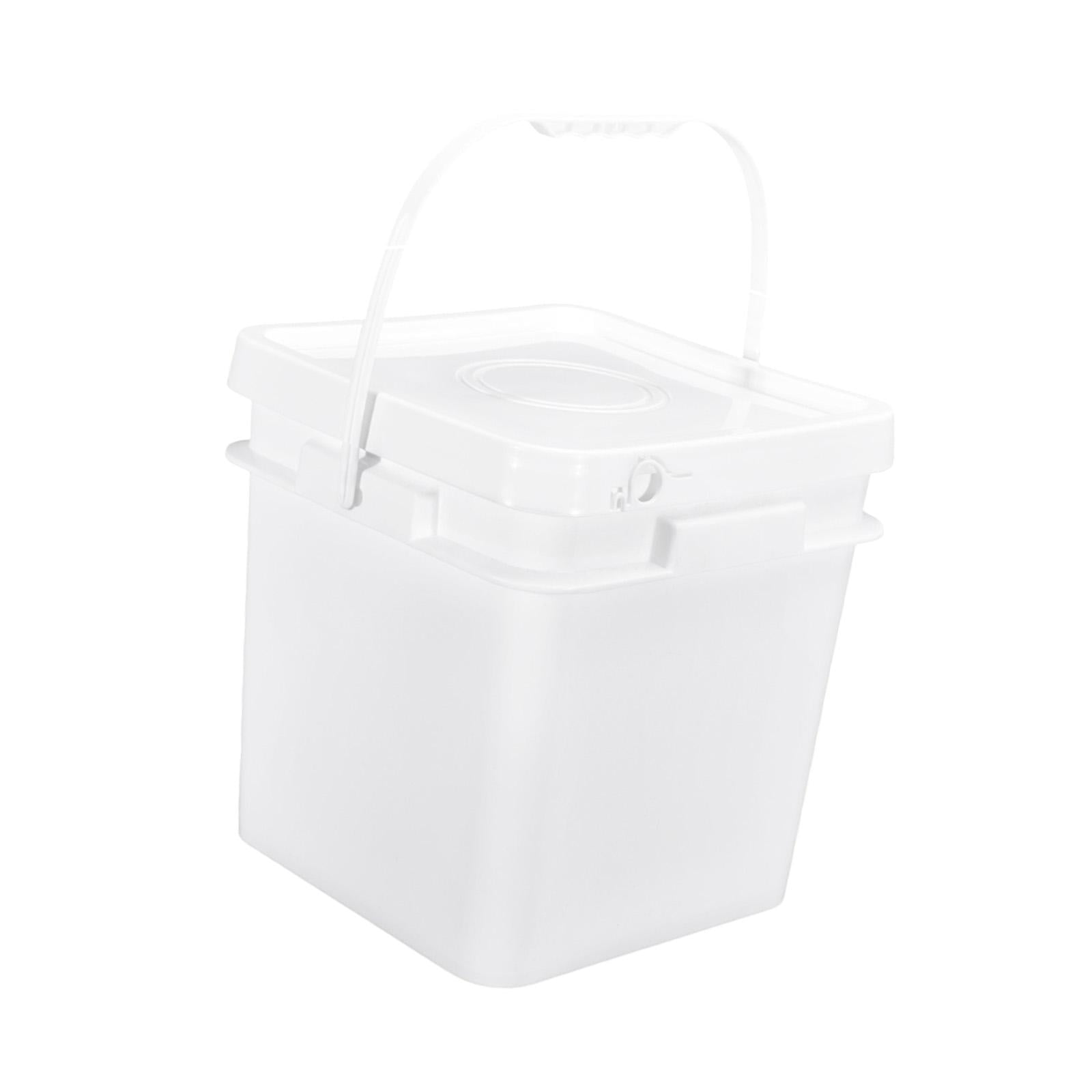 Esquirla Square Bucket Empty Paint Can with Lid Versatile Paint Bucket ...