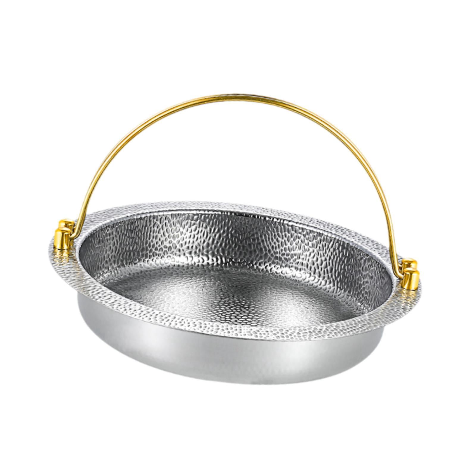 Esquirla Sukiyaki Pan Nabe Pot,Japanese,with Handle,Stainless Steel ...
