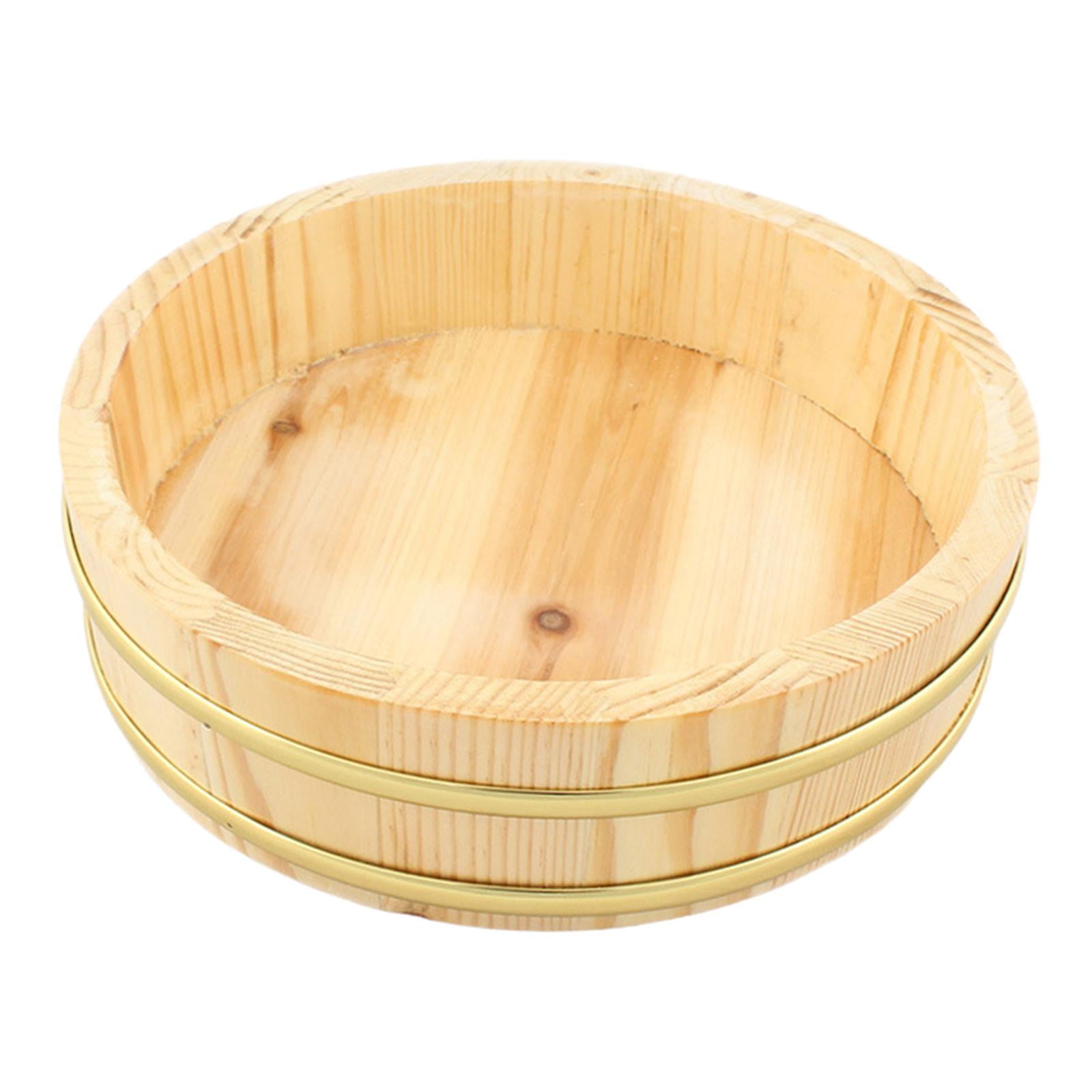Esquirla Sushi Bucket Rice Mixing Tub Practical Wooden Rice Mixing for ...