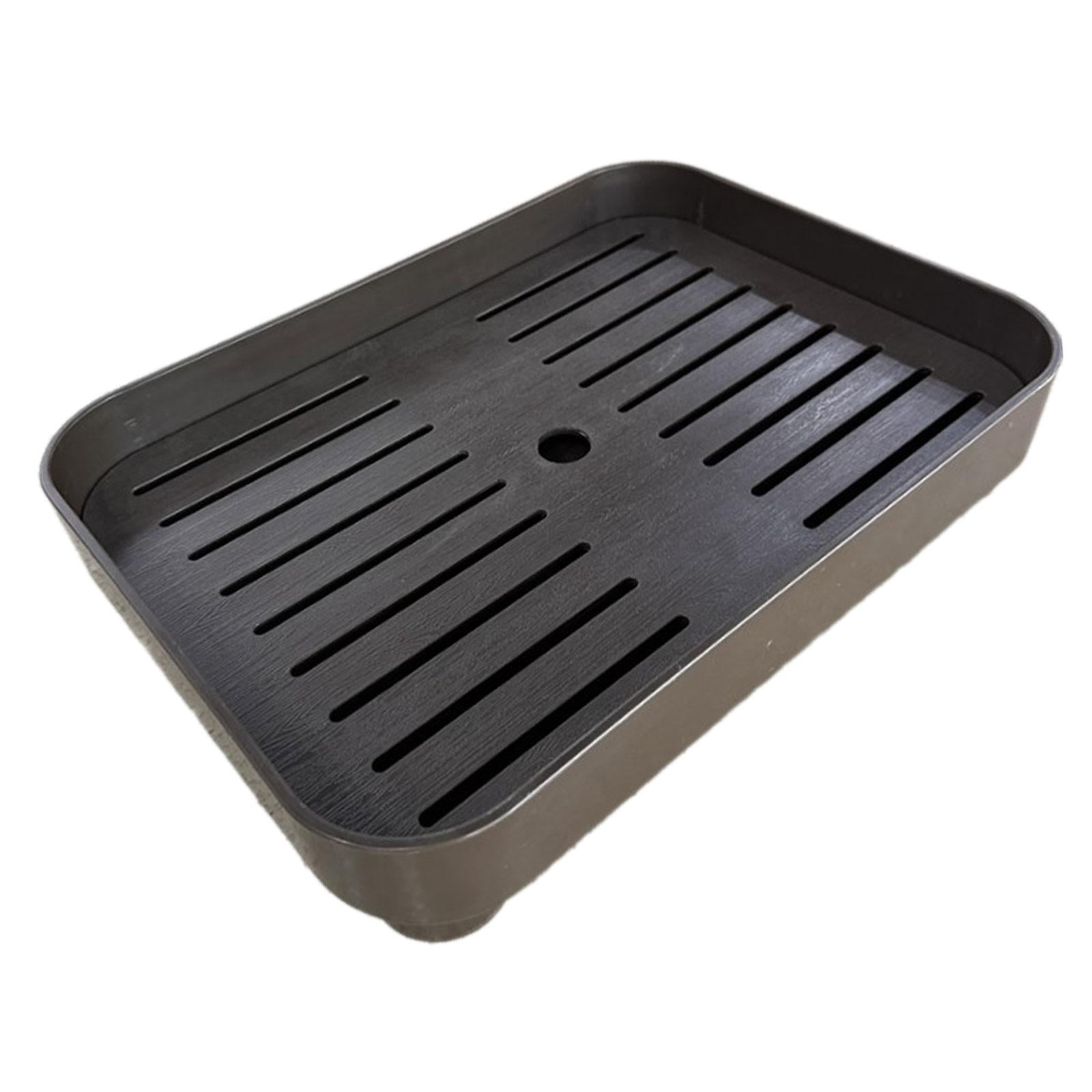 Esquirla Tea Table Box Tea Serving Tray Water Storage Drainage Type ...