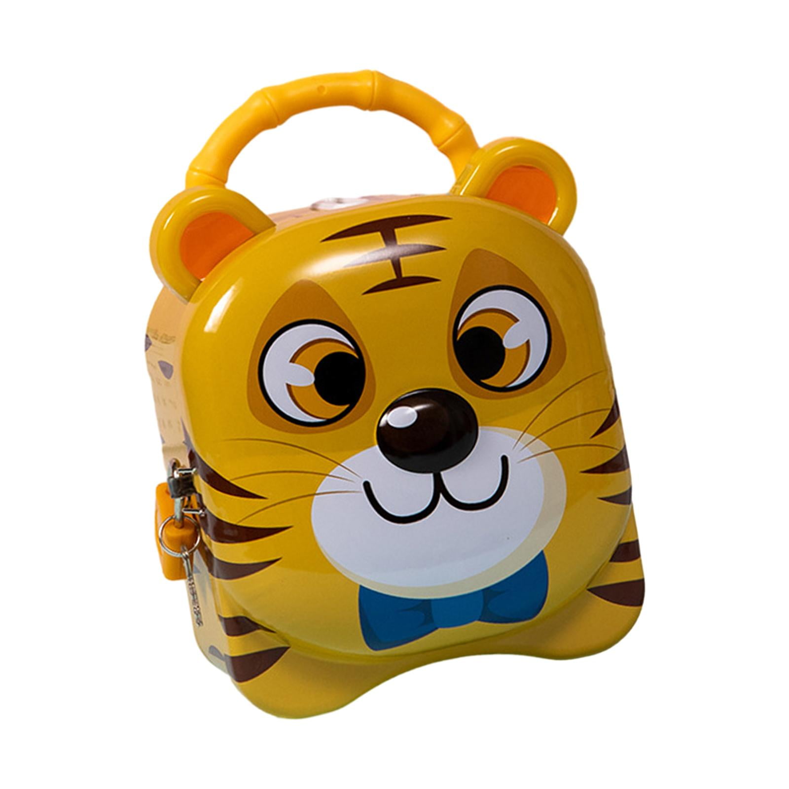 Esquirla Tiger Piggy Bank Money Box New Year Gift Tin Plate Tiger Money ...