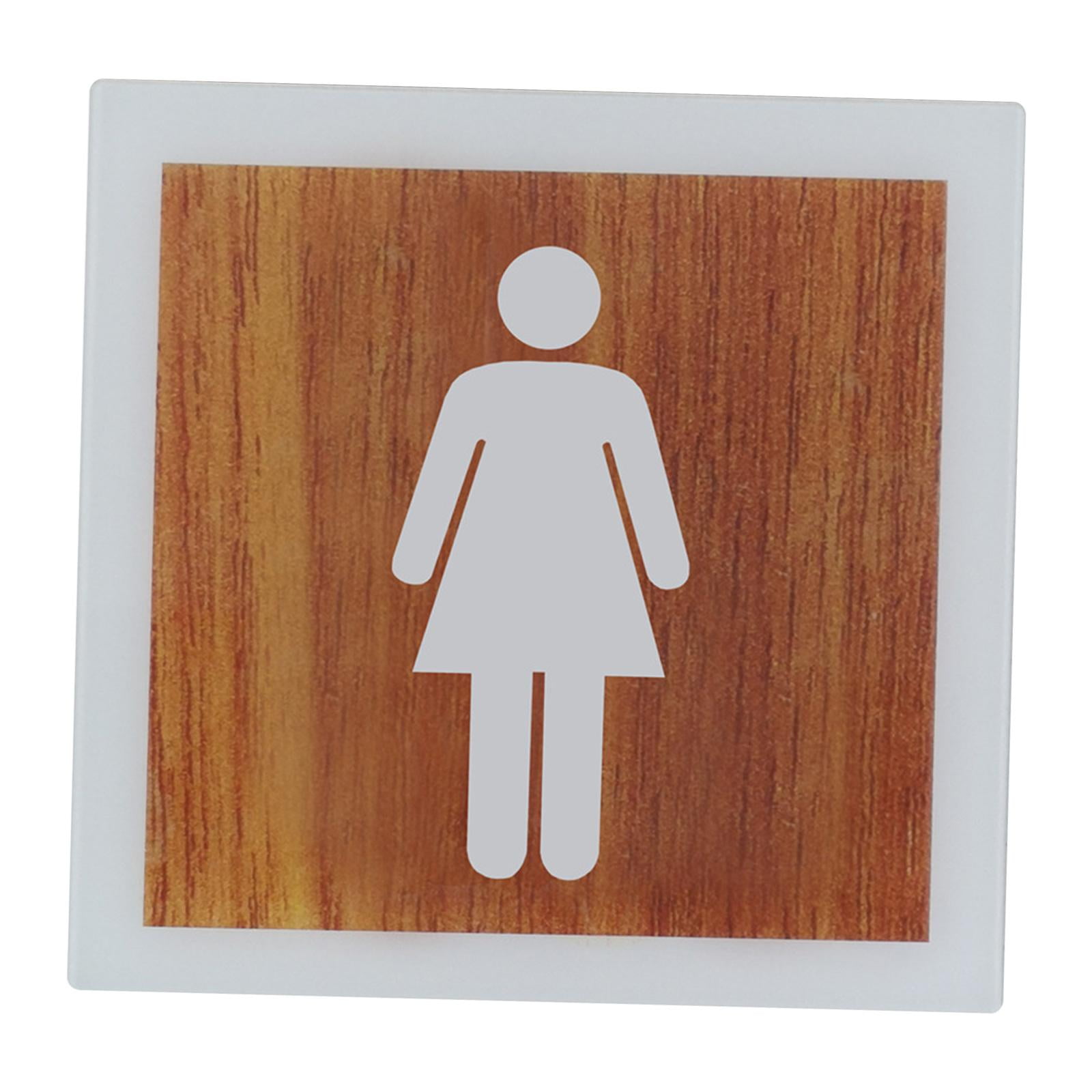 Esquirla Toilet Sign Restroom Sign Decor Indicator Toilet Symbol ...