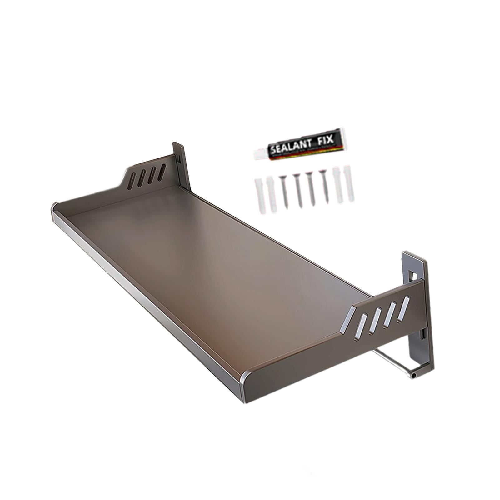 Esquirla Wall Mounted Condiment Holder Kitchen Shelf Carbon Steel ...