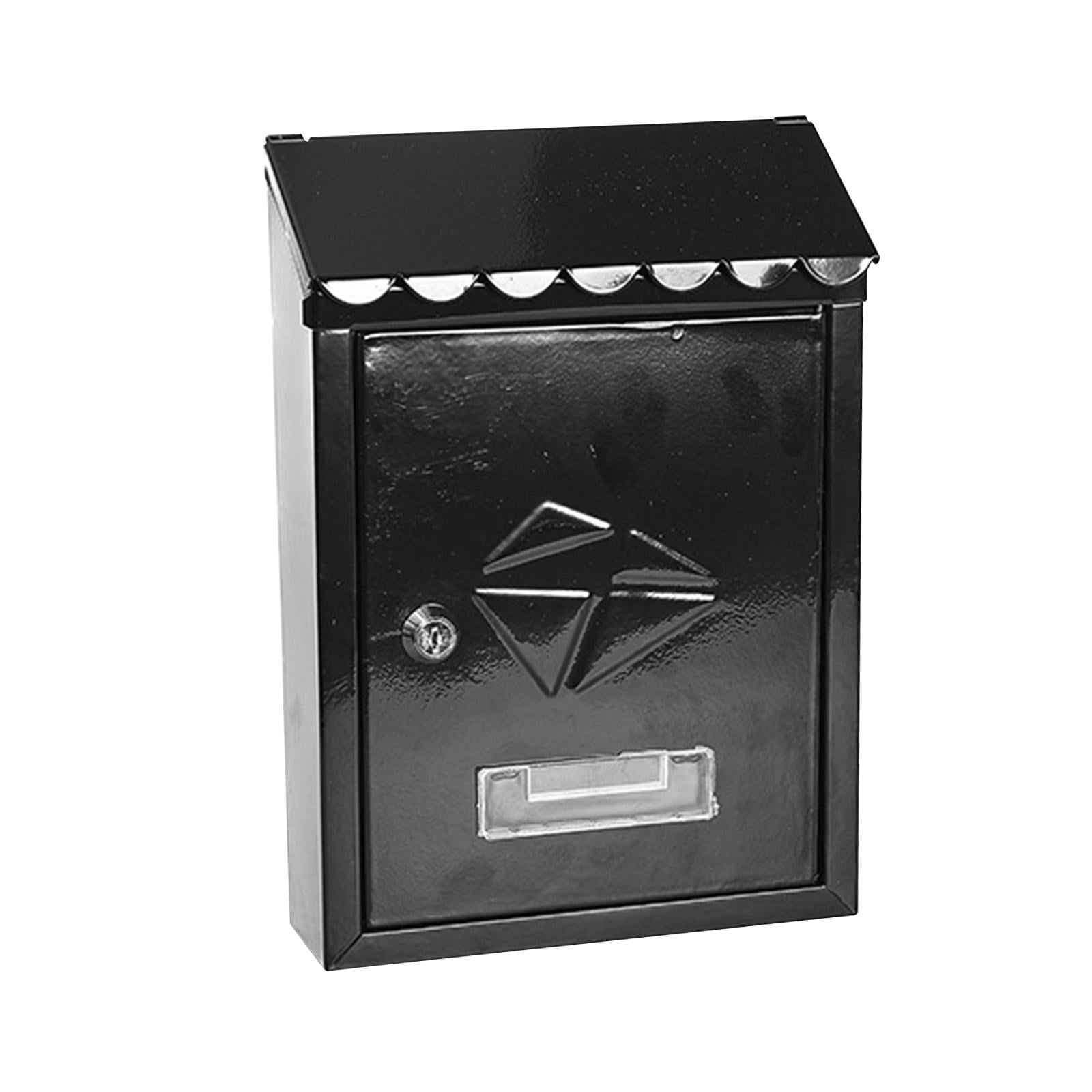 Esquirla Wall Mounted Mailbox Mail Boxes Outdoor with Key Rainproof ...