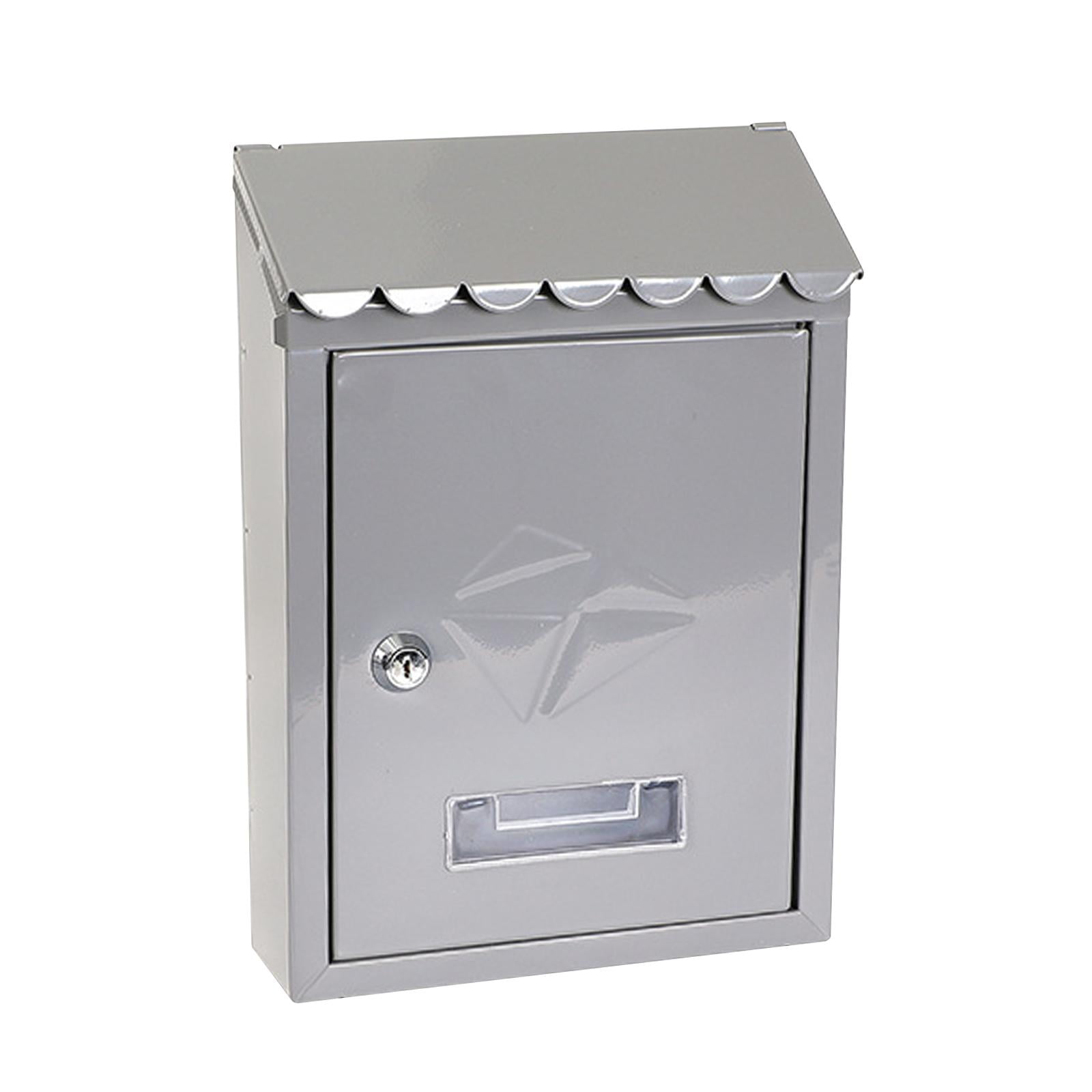 Esquirla Wall Mounted Mailbox Mail Boxes Outdoor with Key Rainproof ...