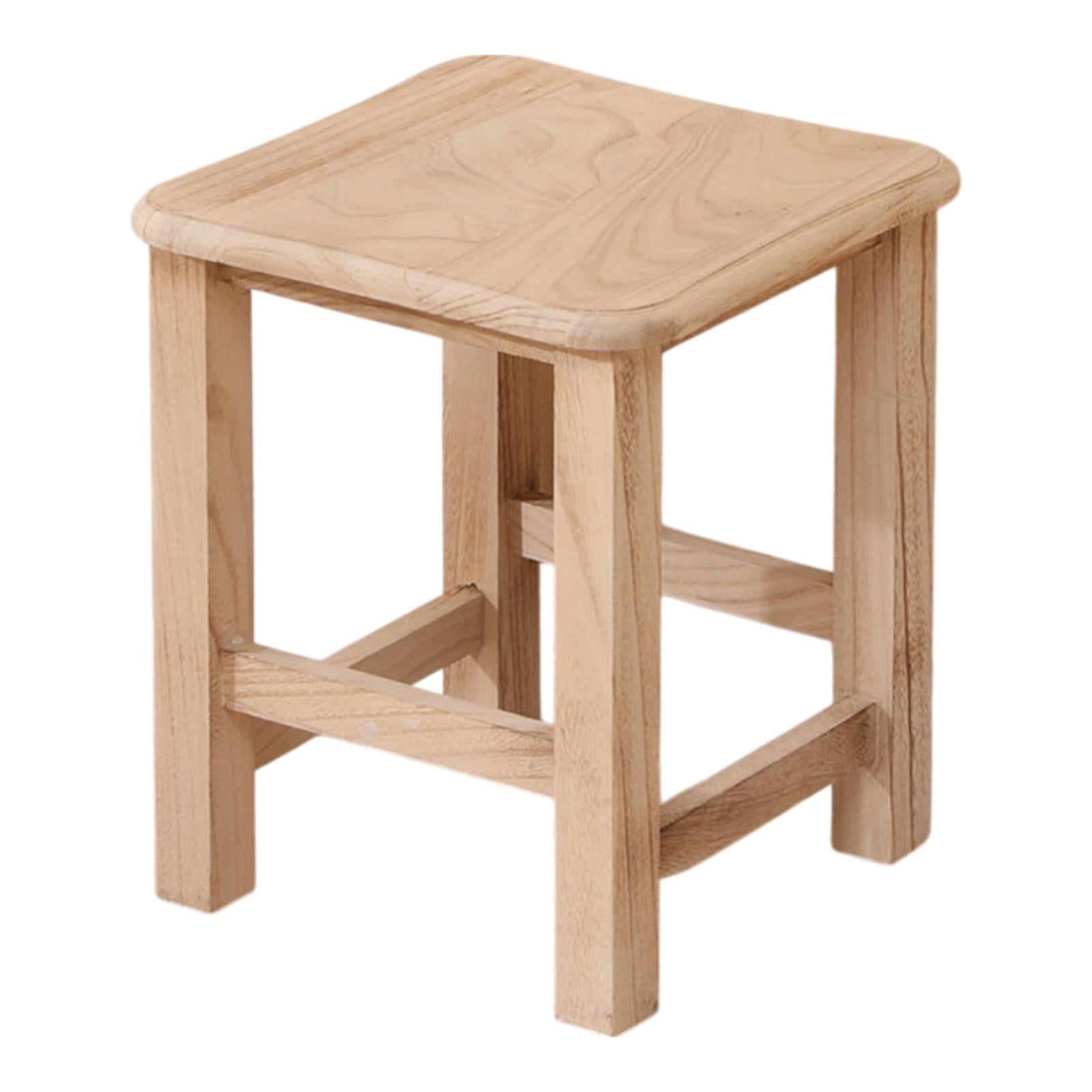 Esquirla Wooden Foot Stool Change Shoe Stool Small Footstool for ...