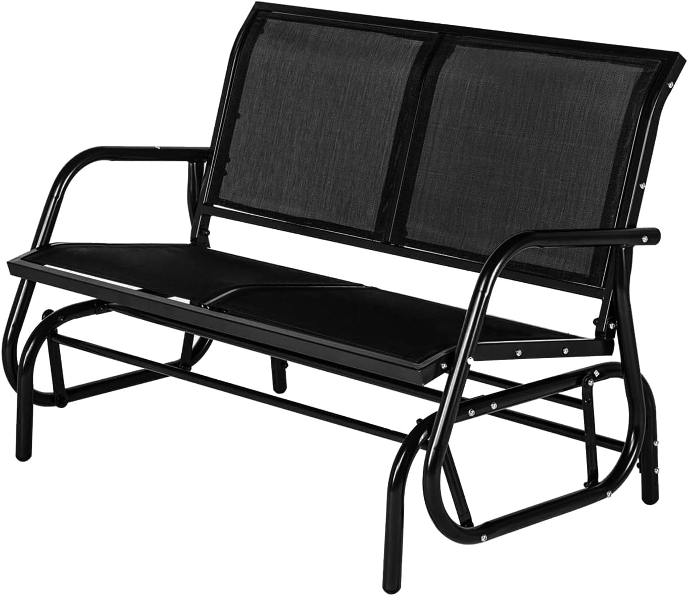 Esright Outdoor Glider for 2 Person Outside Patio Gliders Loveseat ...