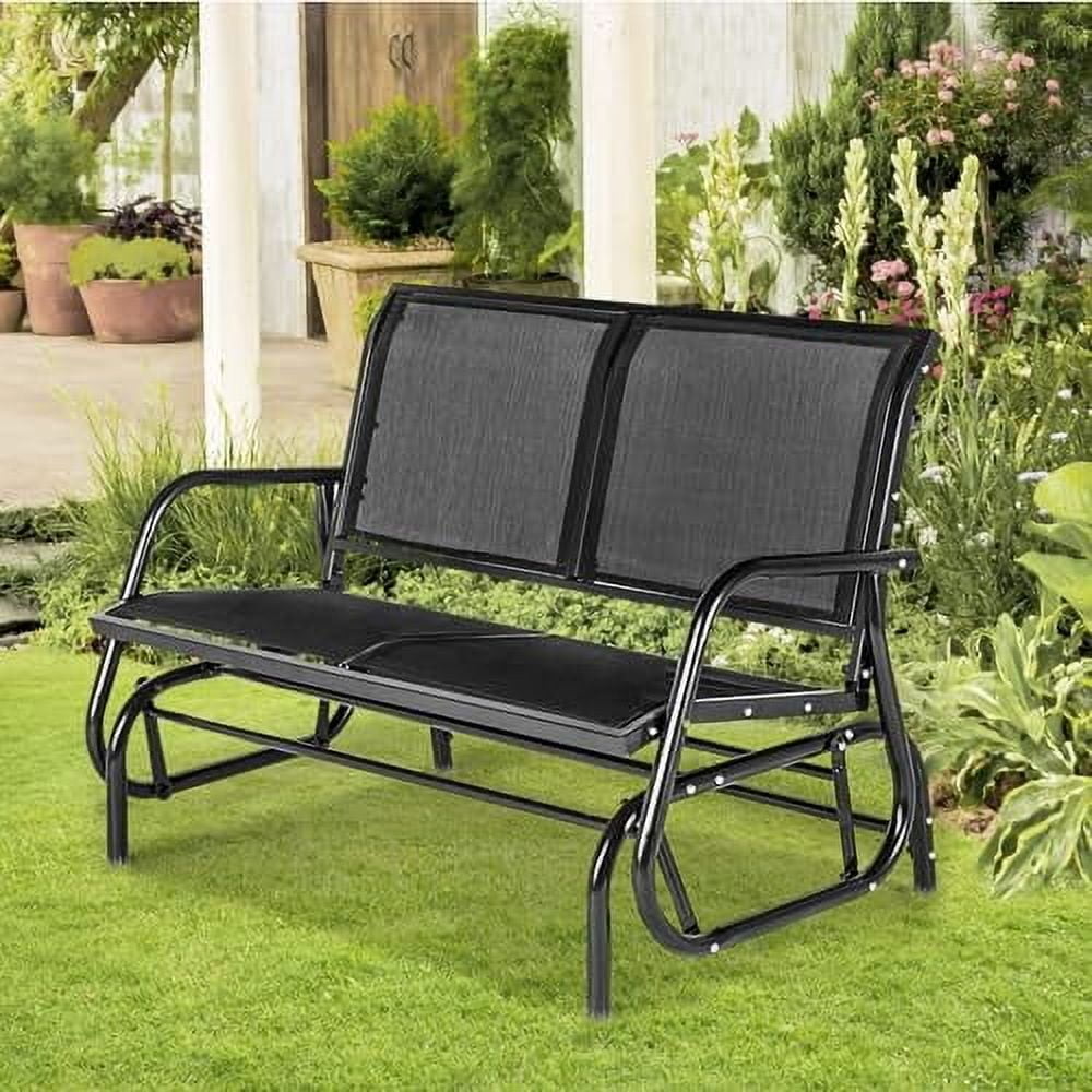 Esright Outdoor Glider Bench for Outside Patio Gliders Porch Glider ...