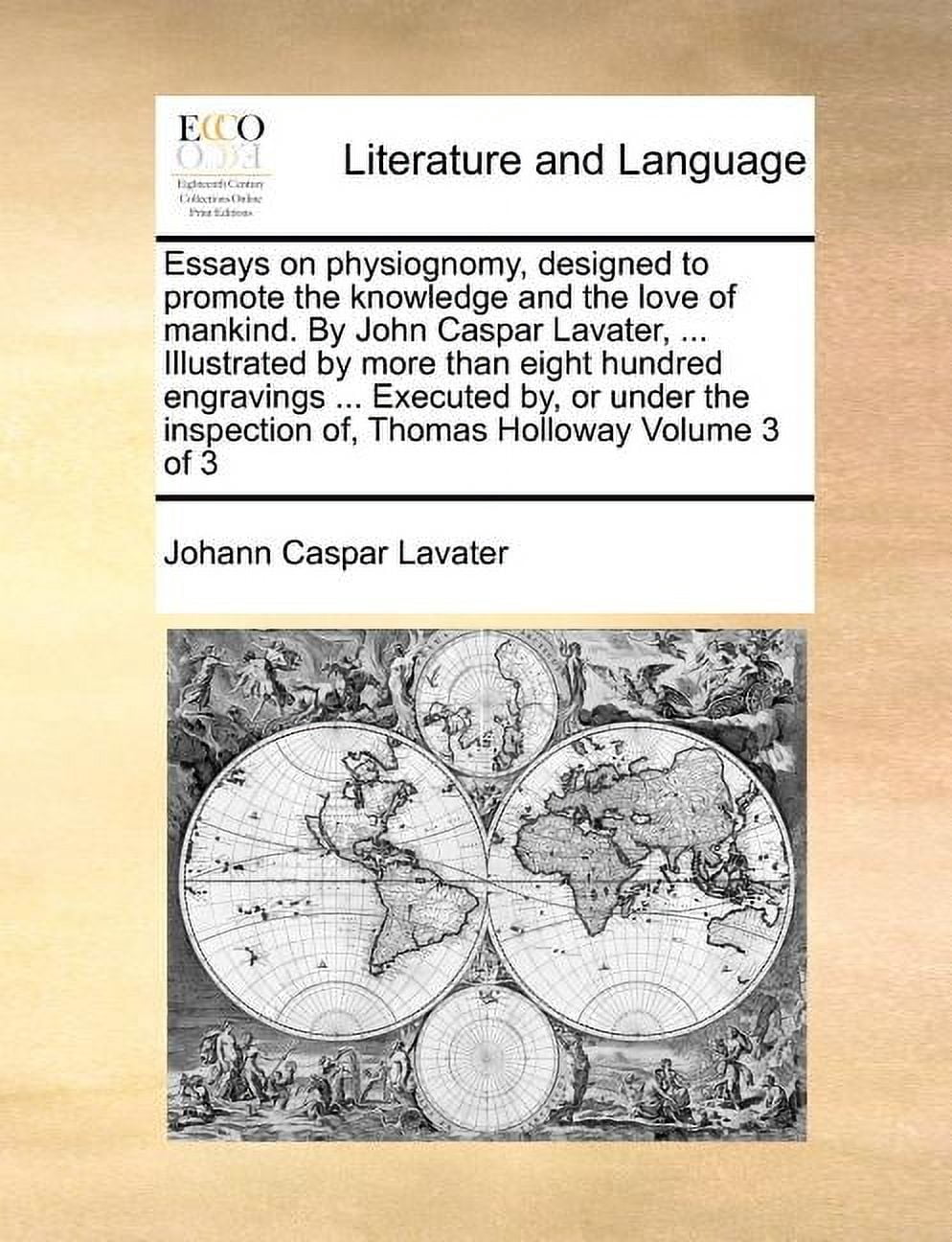 Essays on physiognomy, designed to promote the knowledge and the love ...