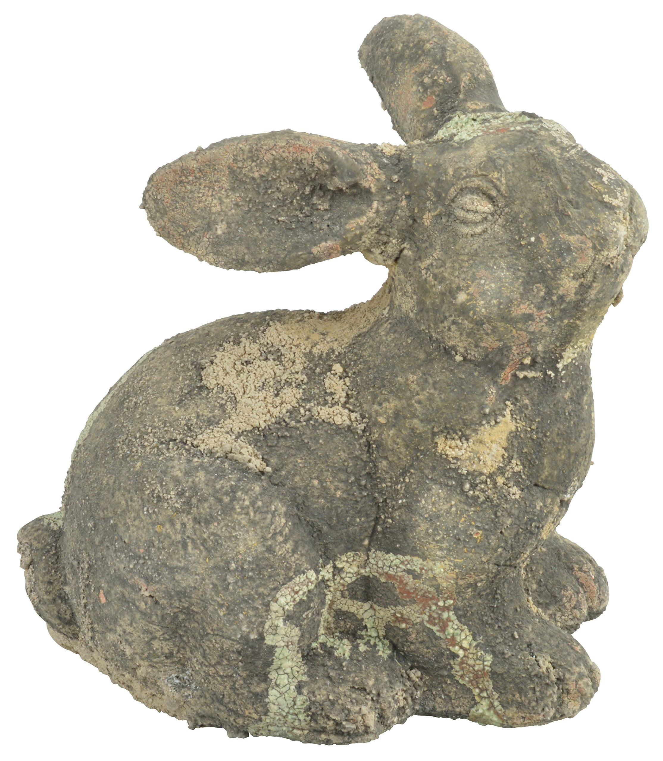Esschert Aged Ceramic Rabbit Moss, Green - Walmart.com